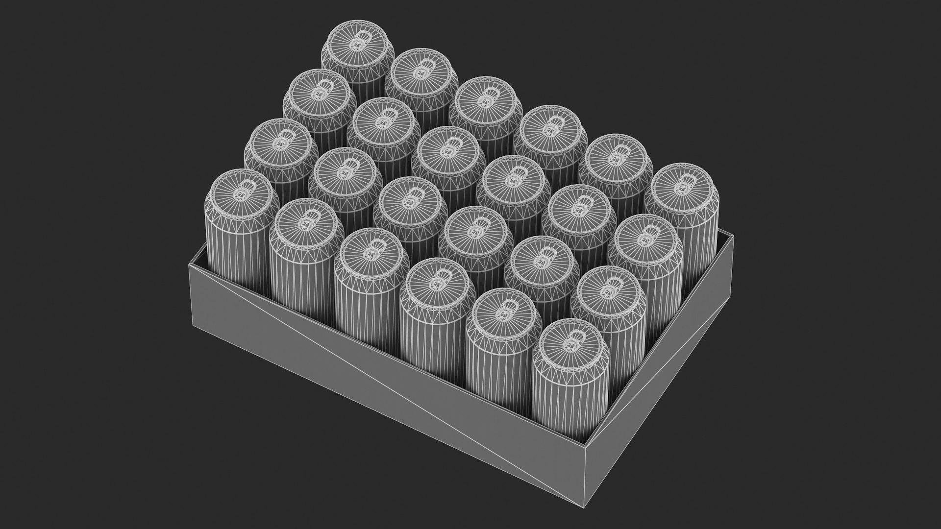 Beer 490ml Pack 24 Cans Low Poly PBR Realistic 3D Model - TurboSquid 2044538