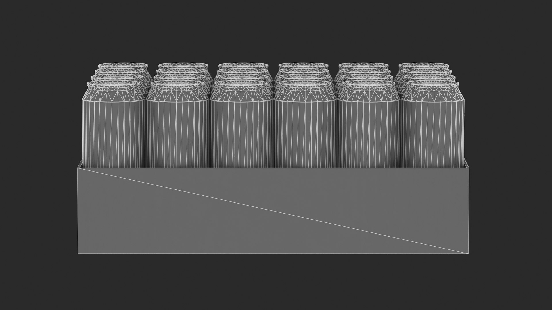 Beer 490ml Pack 24 Cans Low Poly PBR Realistic 3D Model - TurboSquid 2044538