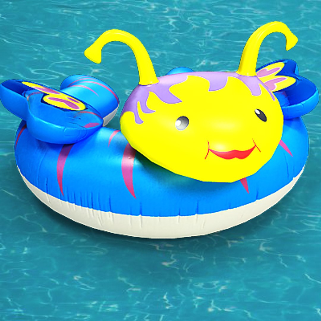 Inflatable Swim Ring 3d Model