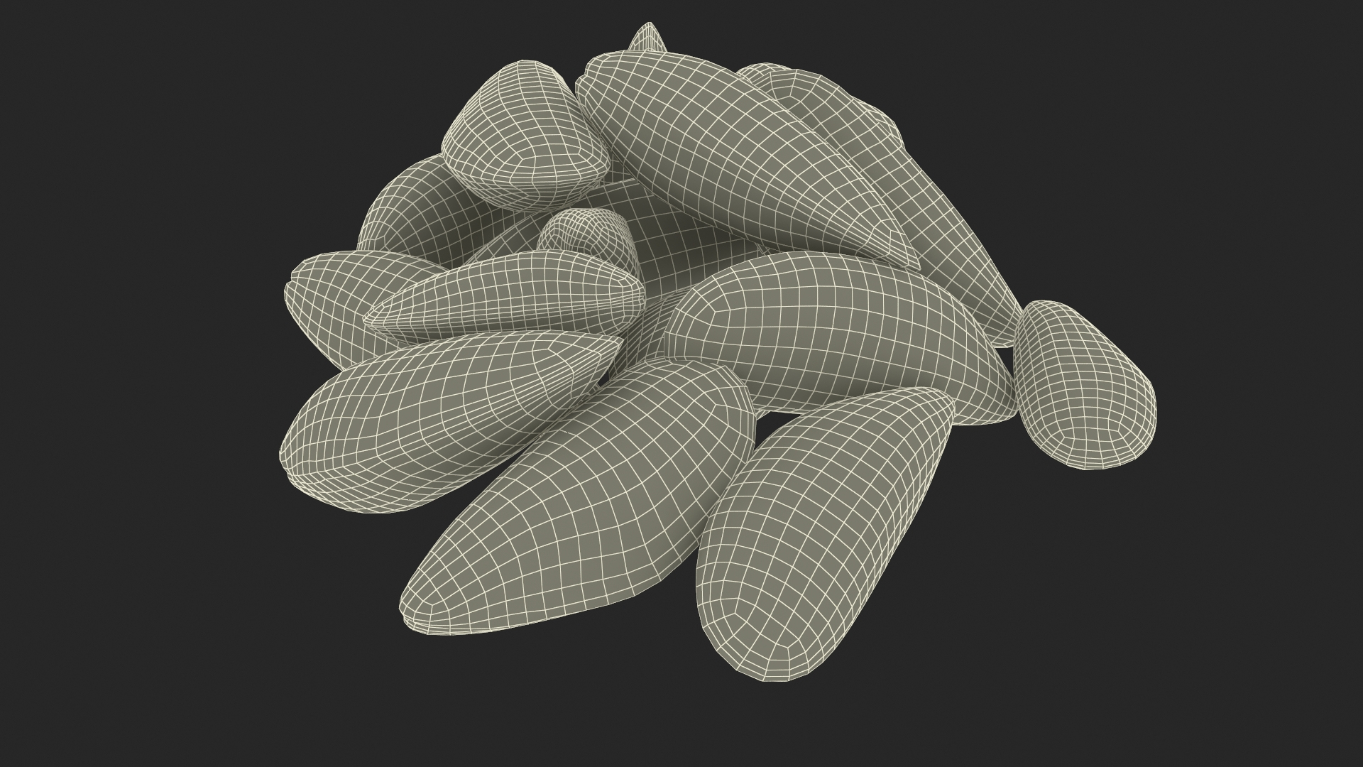 Bunch Of Clams 3D Model - TurboSquid 2228035