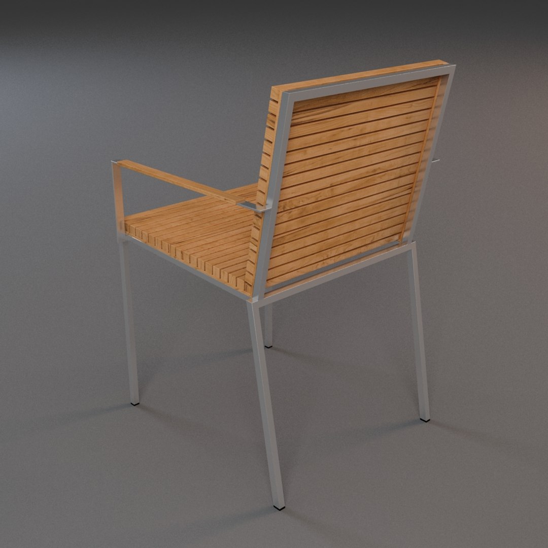 3d Model Outdoor Chair