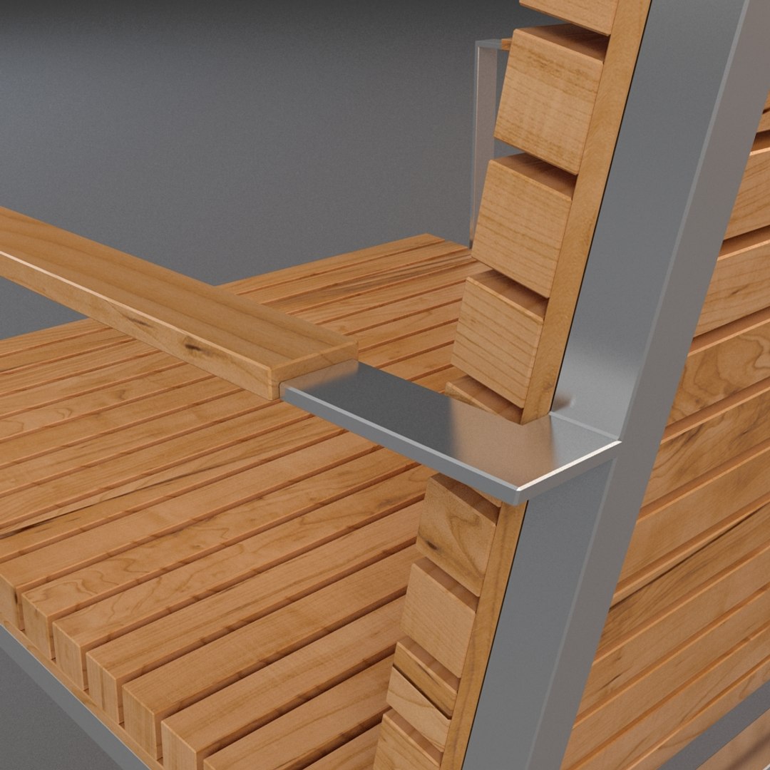3d Model Outdoor Chair