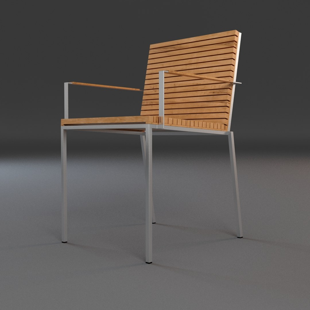 3d Model Outdoor Chair