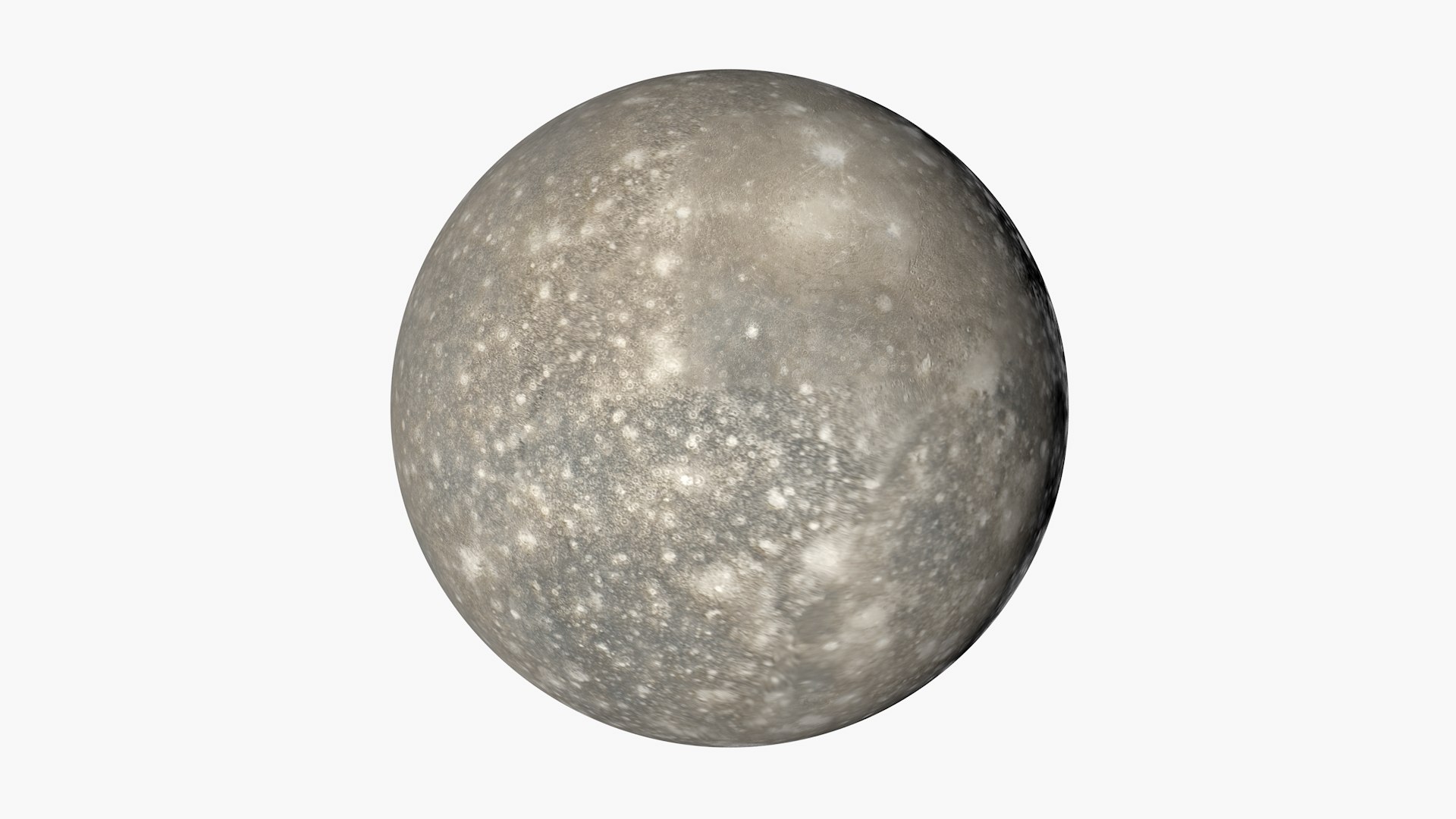 3D Realistic Callisto 8K - TurboSquid 1716956