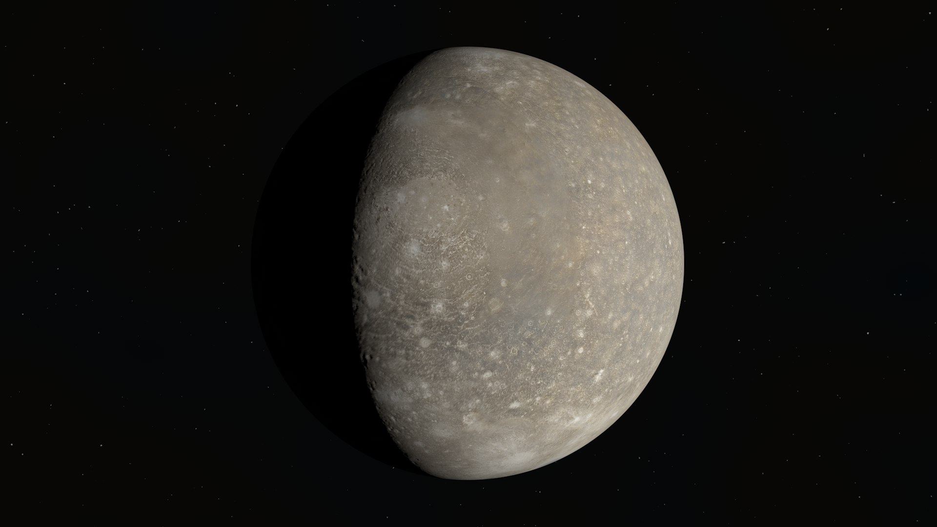3D Realistic Callisto 8K - TurboSquid 1716956