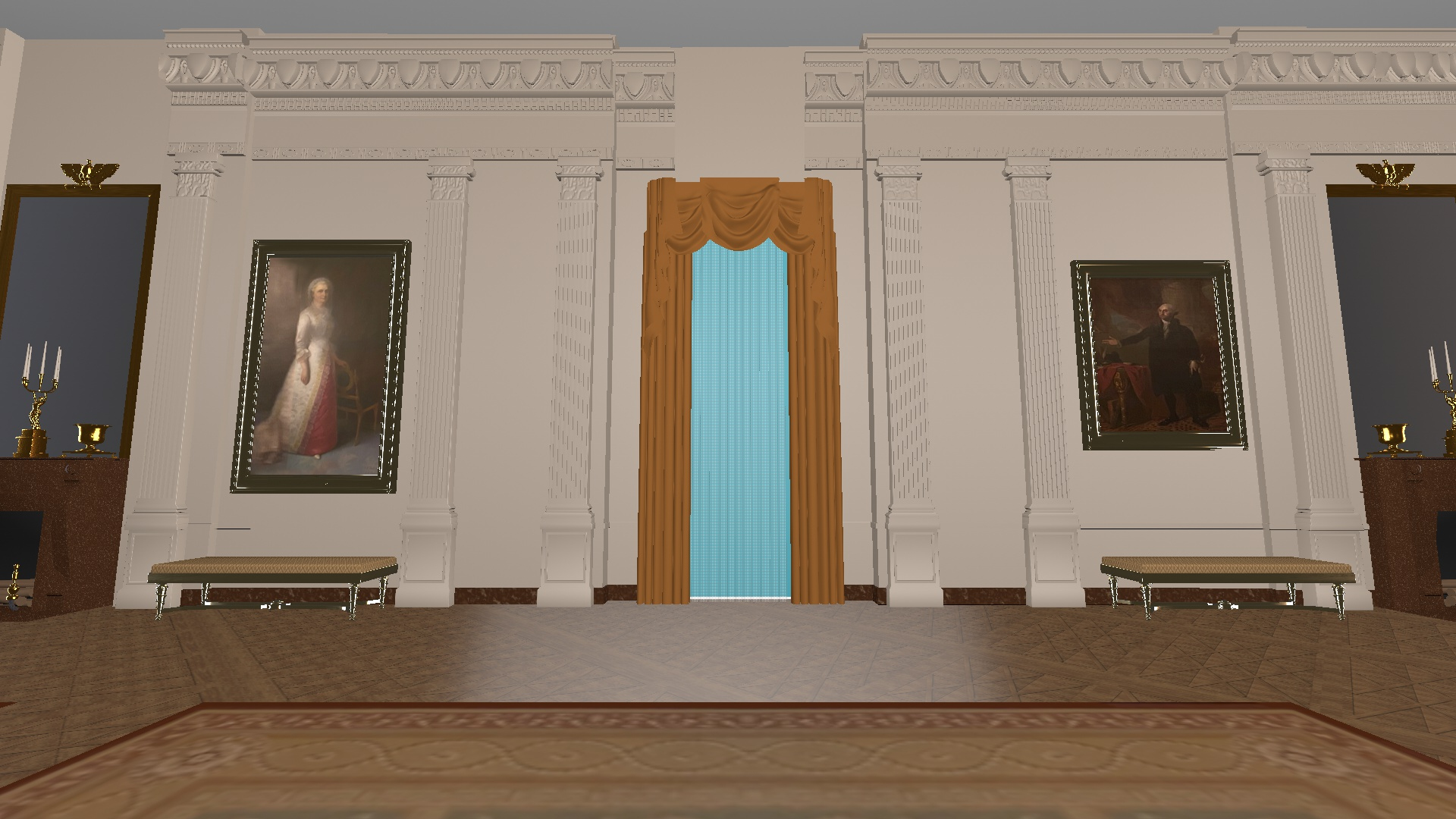 3D White House East Room - TurboSquid 2107452