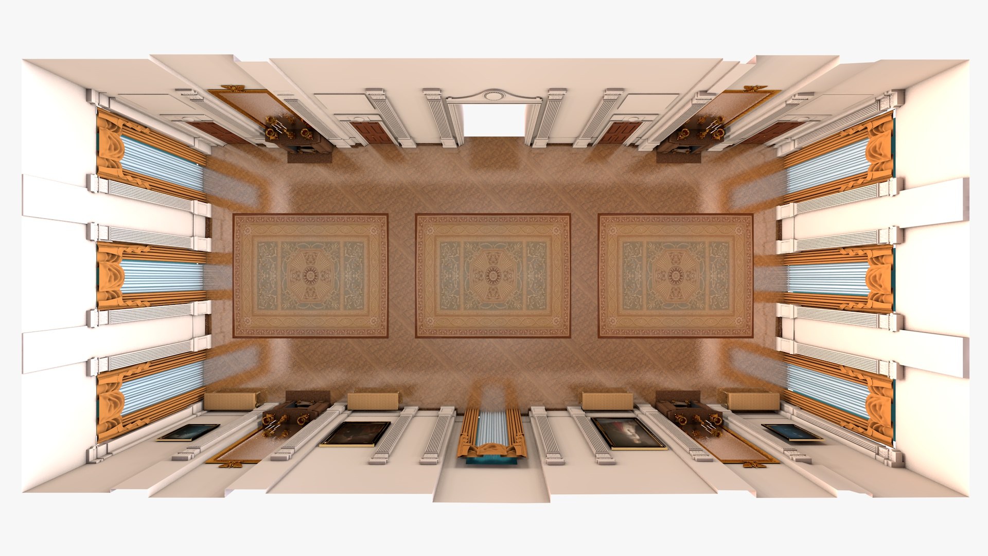 3D White House East Room - TurboSquid 2107452