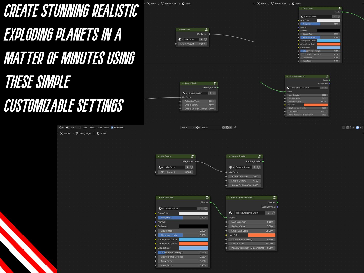Realistic Exploding Earth Scene Model - TurboSquid 1802220