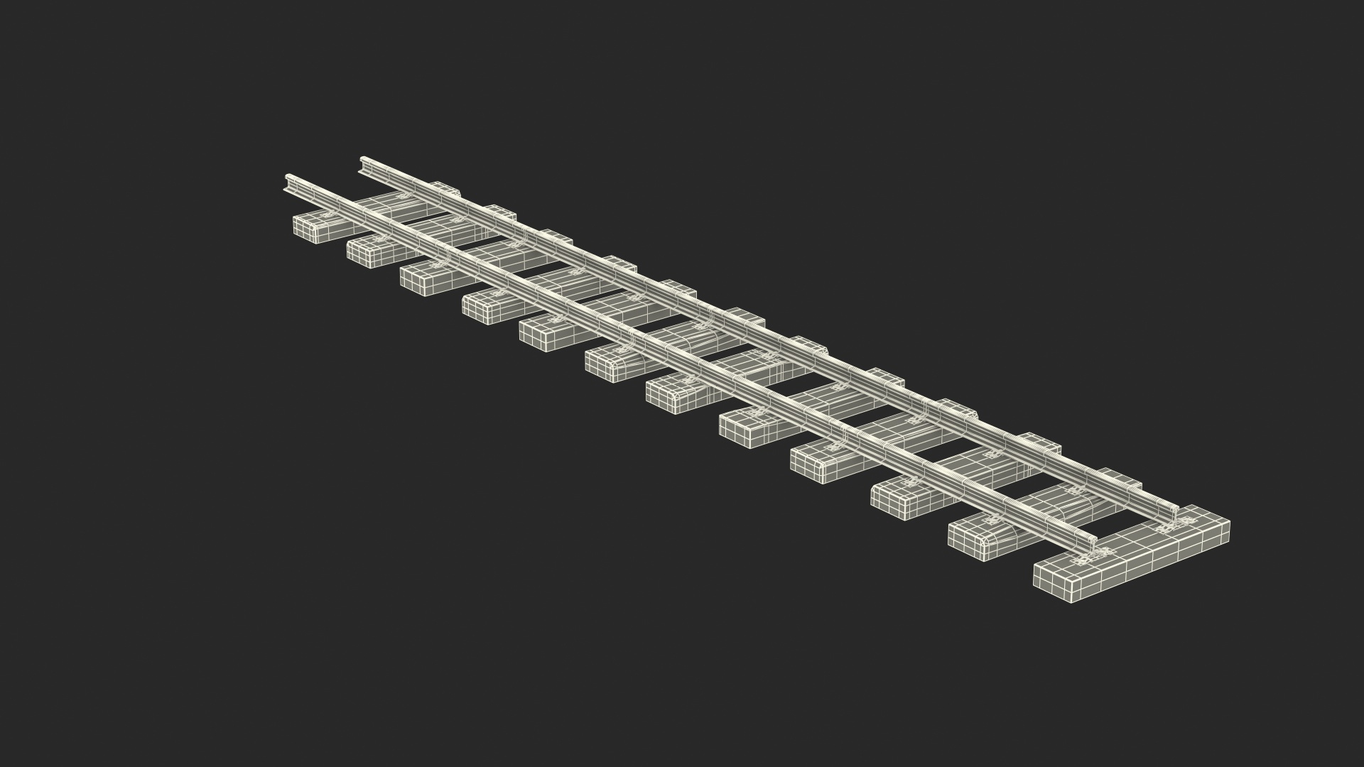 Mining Railway Section Rails Model - TurboSquid 1513474