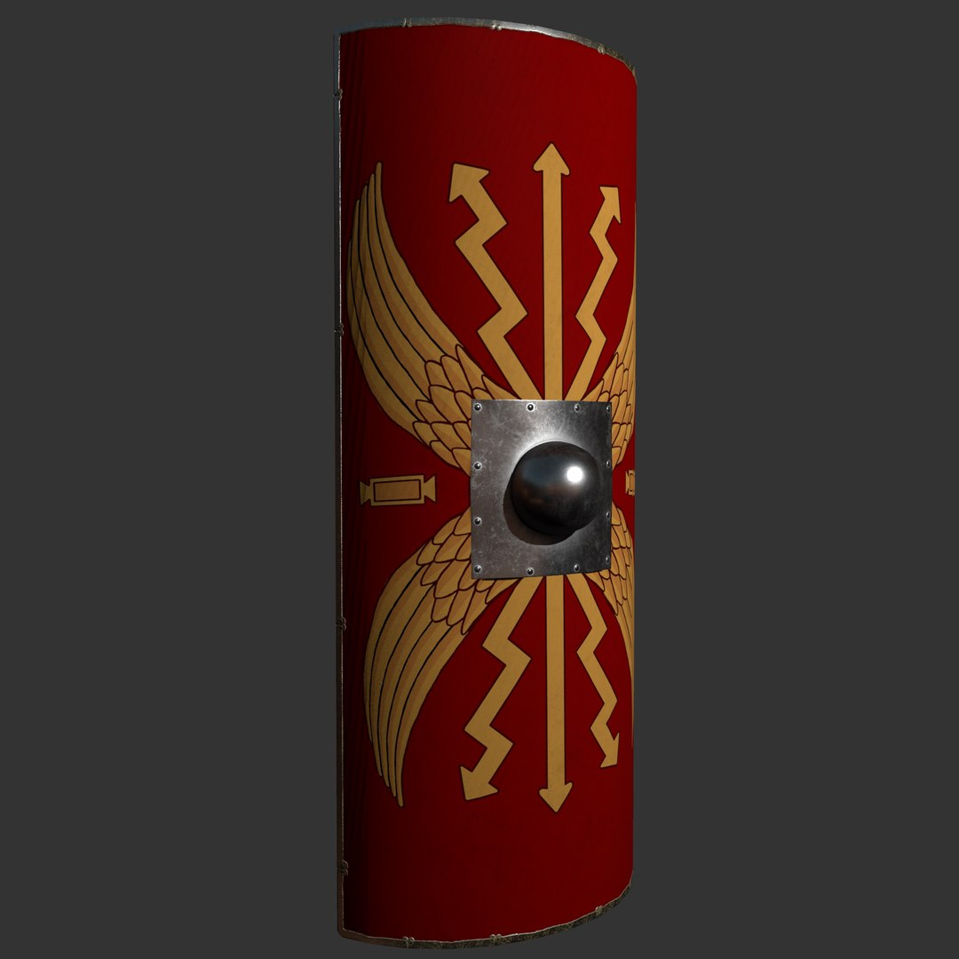 Roman Scutum 3D Model - TurboSquid 1775878