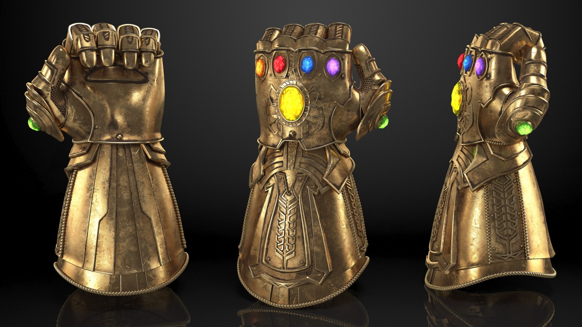 3D Infinity Gauntlet Glow in Fist - TurboSquid 1891469
