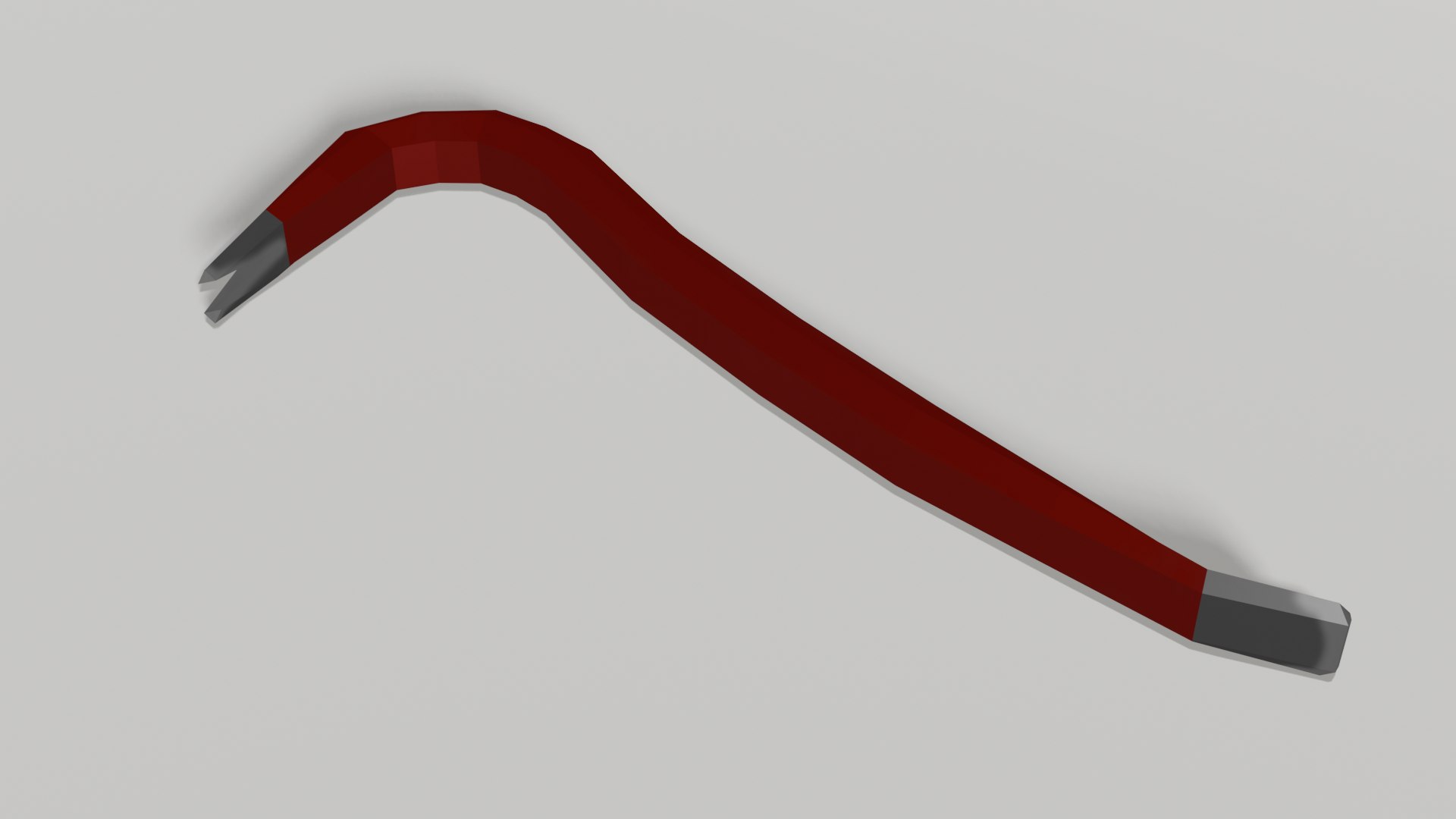 Free Crowbar Low Poly Model - TurboSquid 2296308