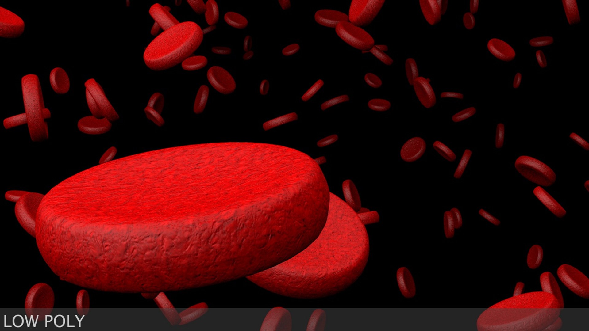 3d Blood Cell Microscopic Model