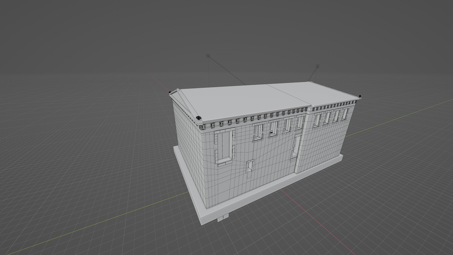 The Council House Of Aigai Model - TurboSquid 1830908