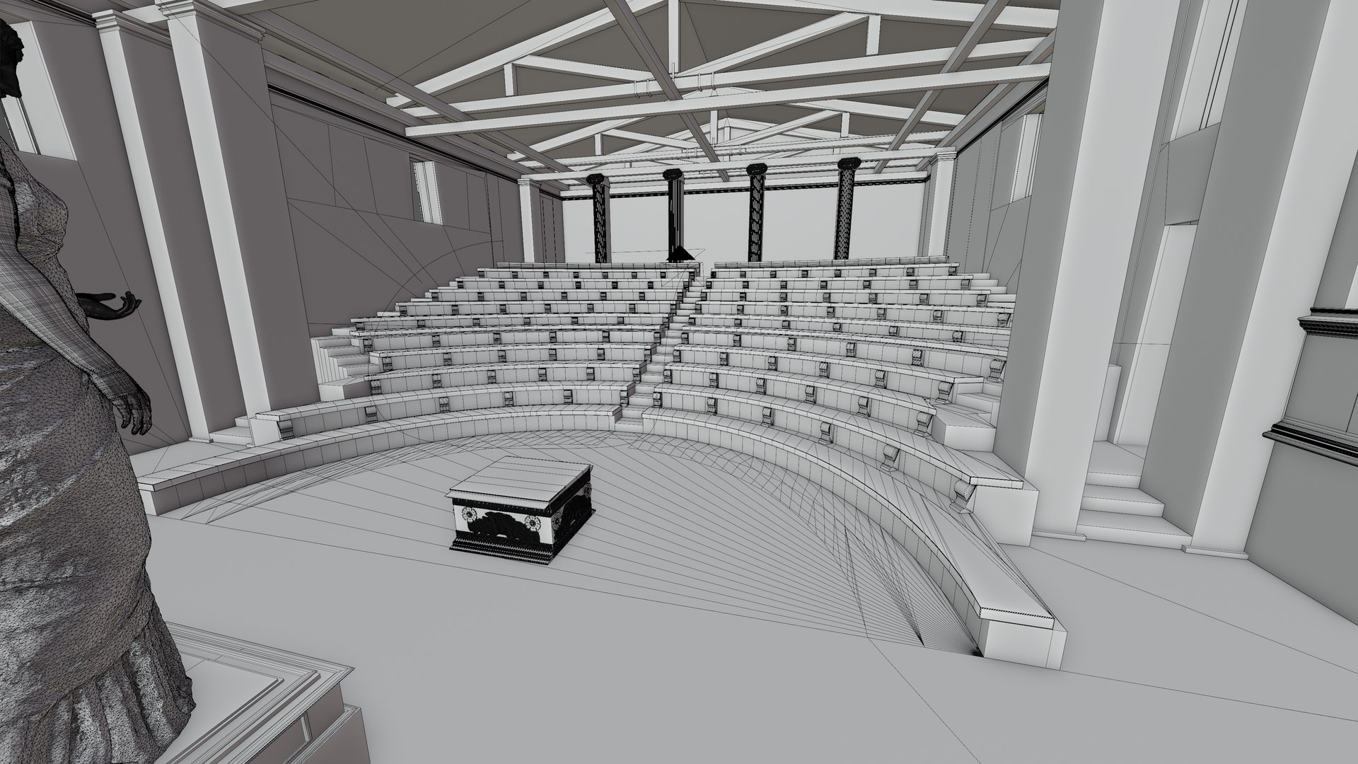 The Council House Of Aigai Model - TurboSquid 1830908