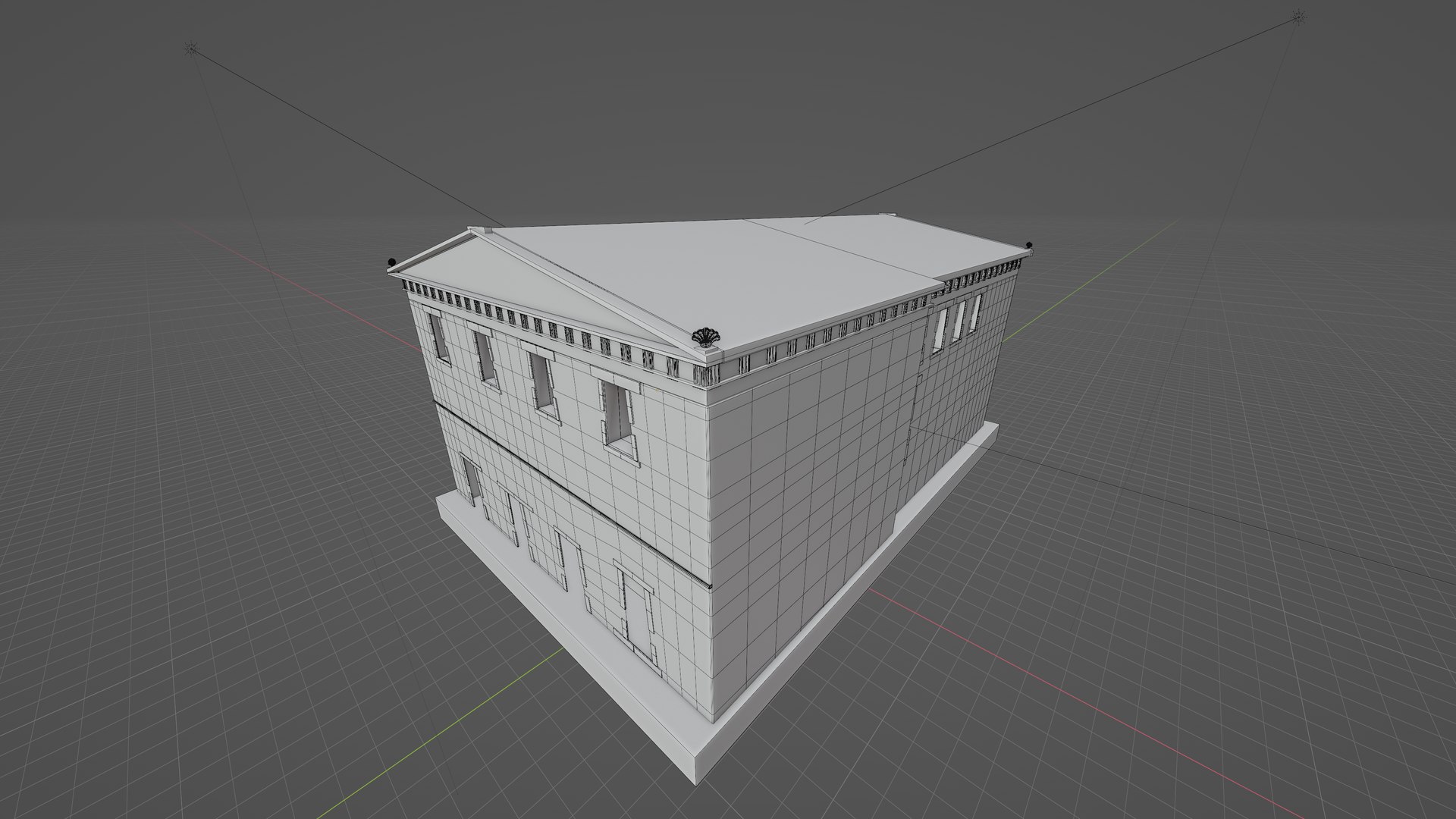 The Council House Of Aigai Model - TurboSquid 1830908