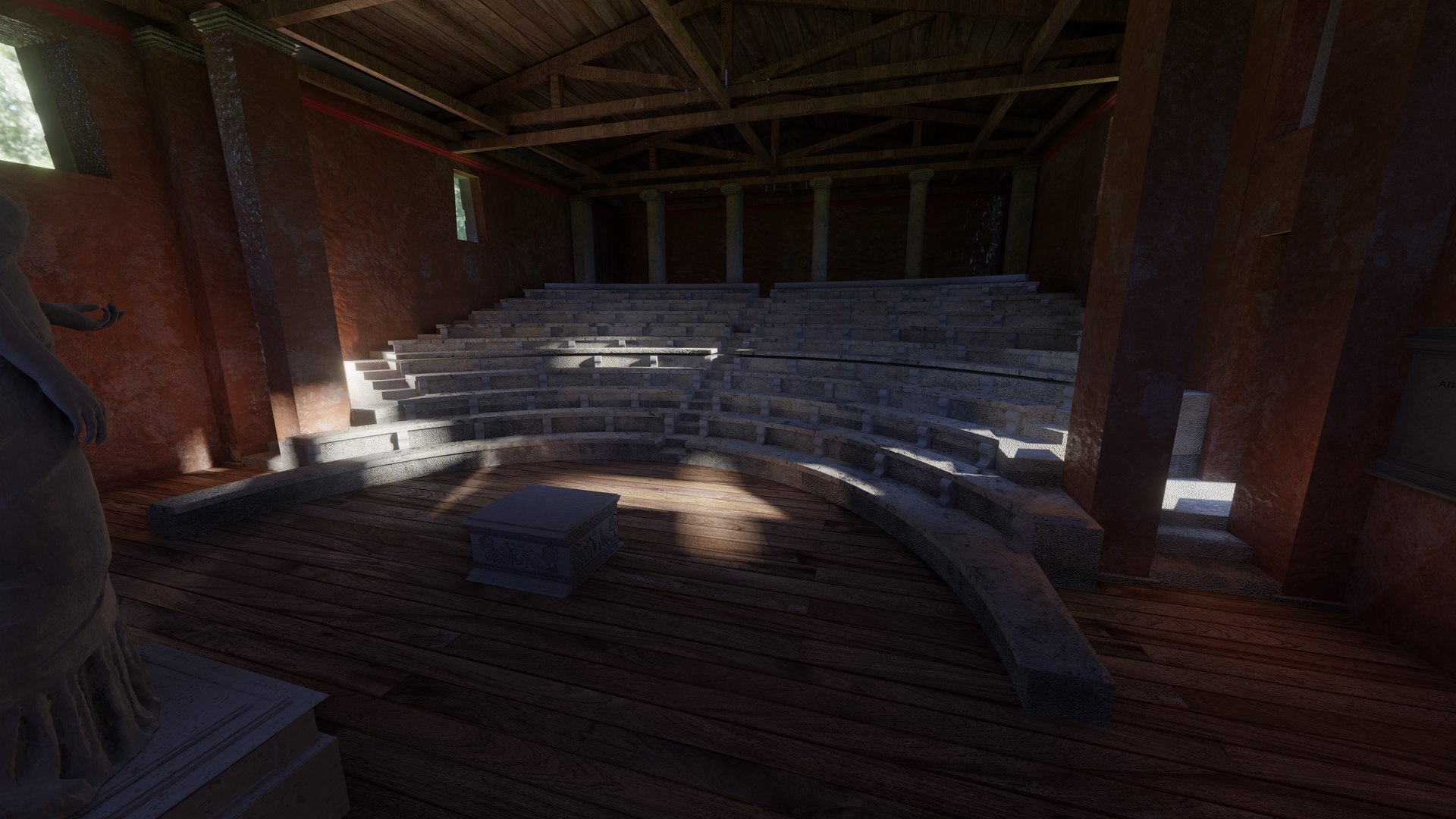 The Council House Of Aigai Model - TurboSquid 1830908