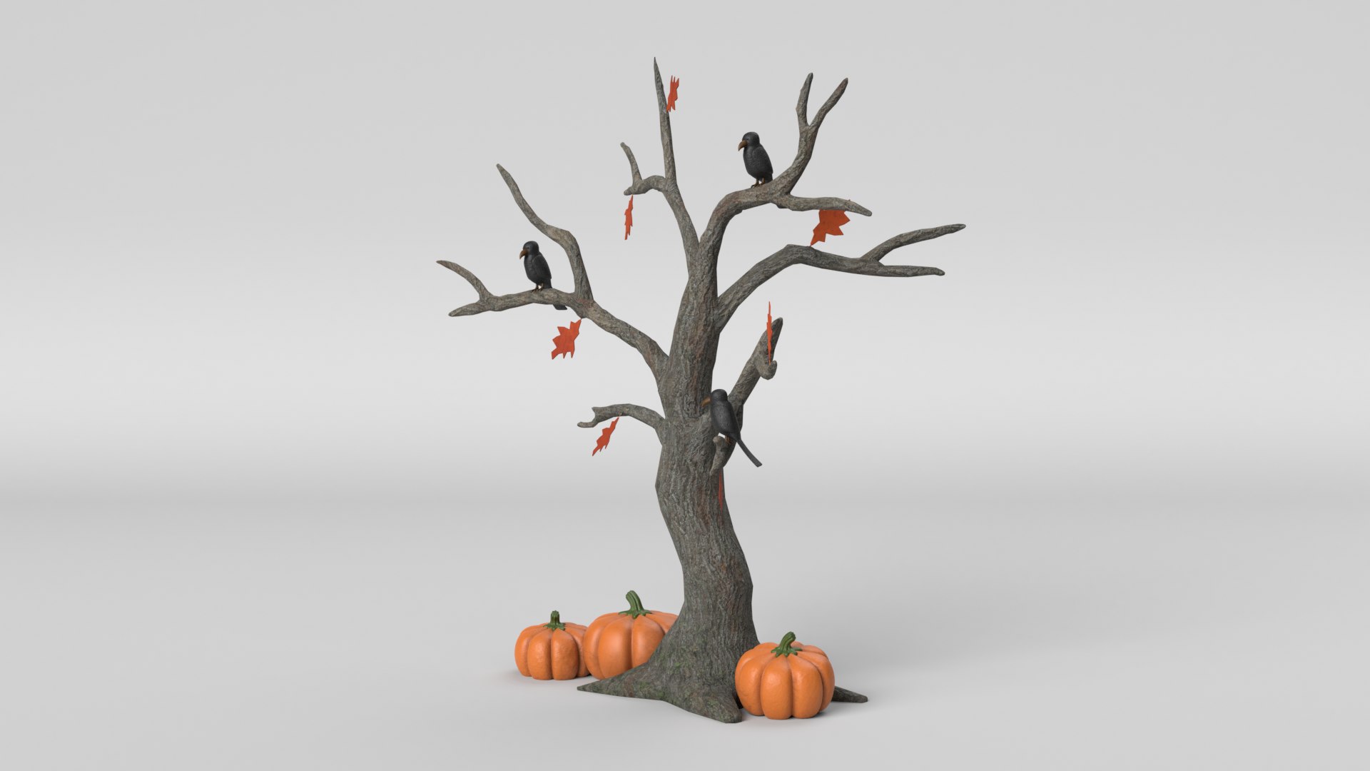 3D Spooky Tree - TurboSquid 1617635