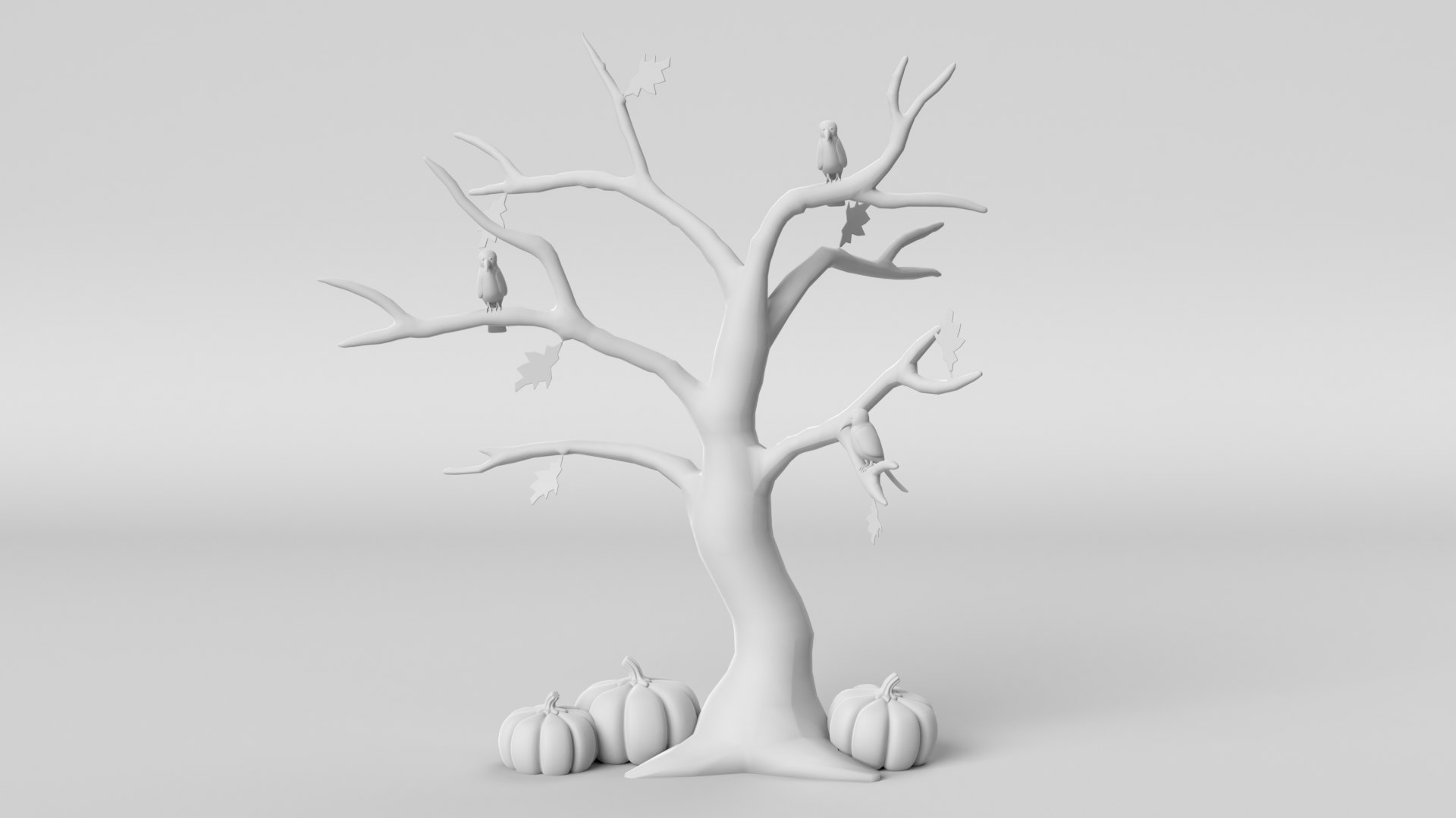 3D Spooky Tree - TurboSquid 1617635