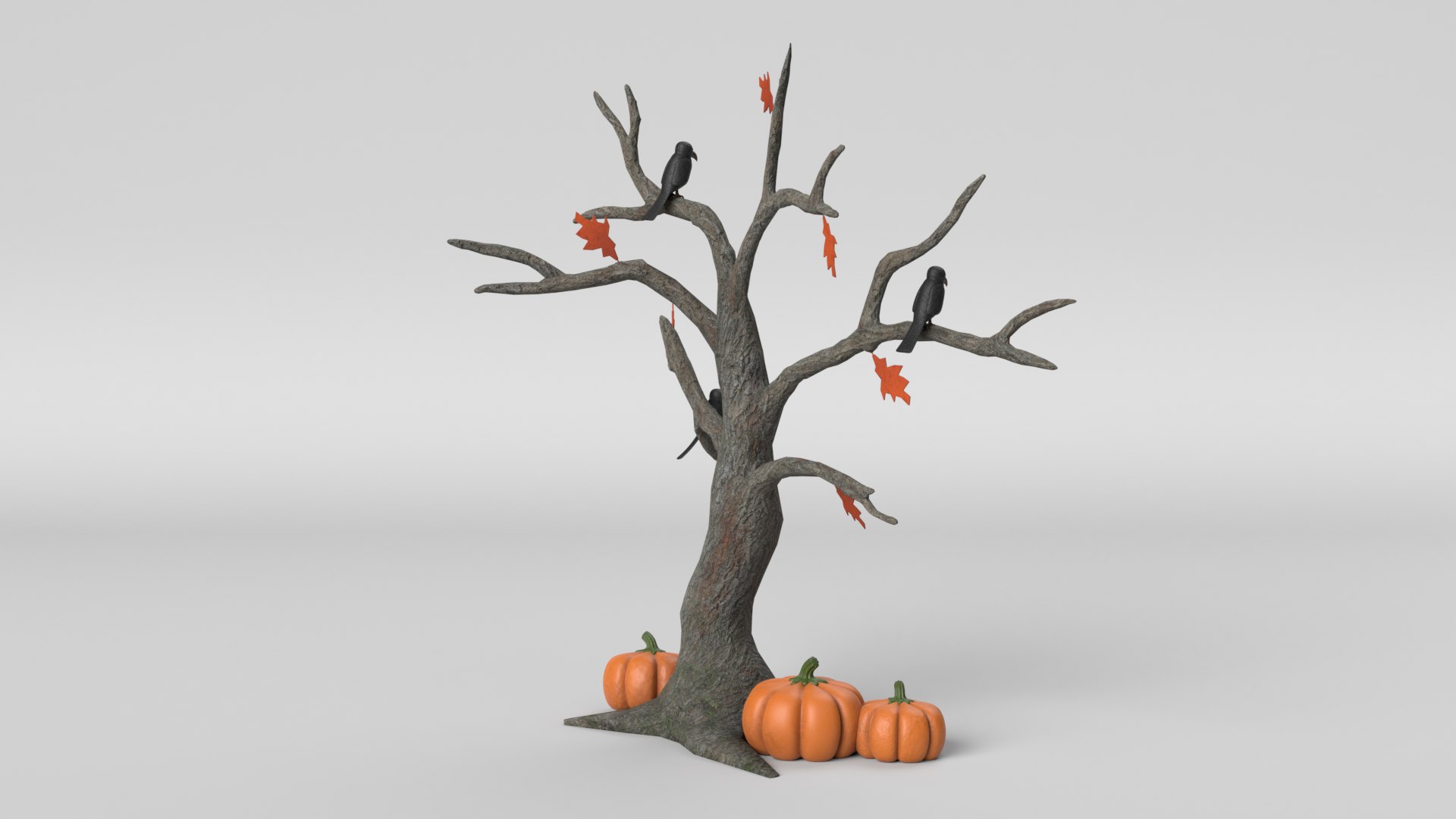 3D Spooky Tree - TurboSquid 1617635