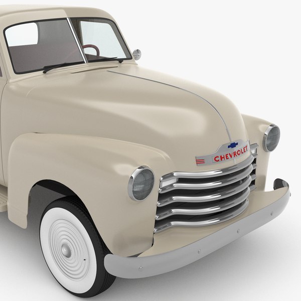 Retro pick-up style 50s 3D - TurboSquid 1970577