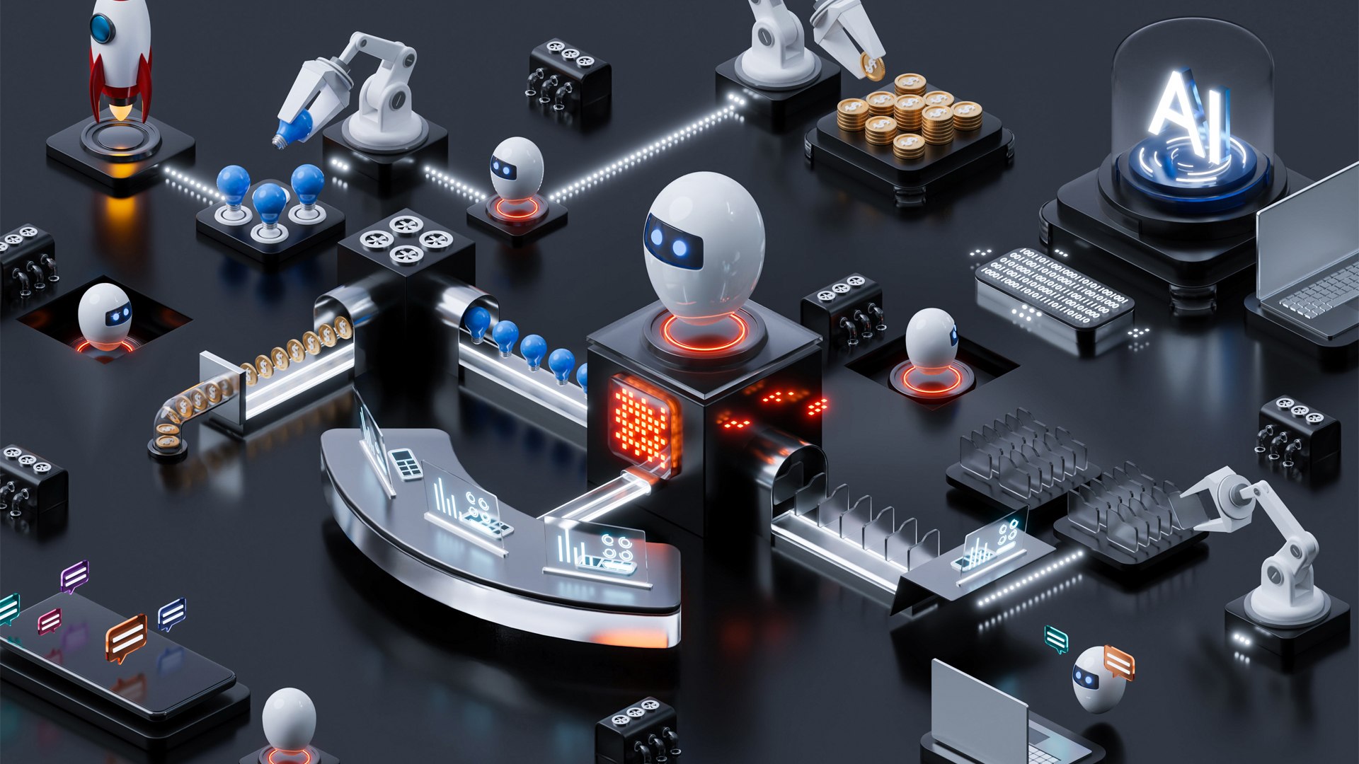 Artificial Intelligence Operation 3D - TurboSquid 2212215