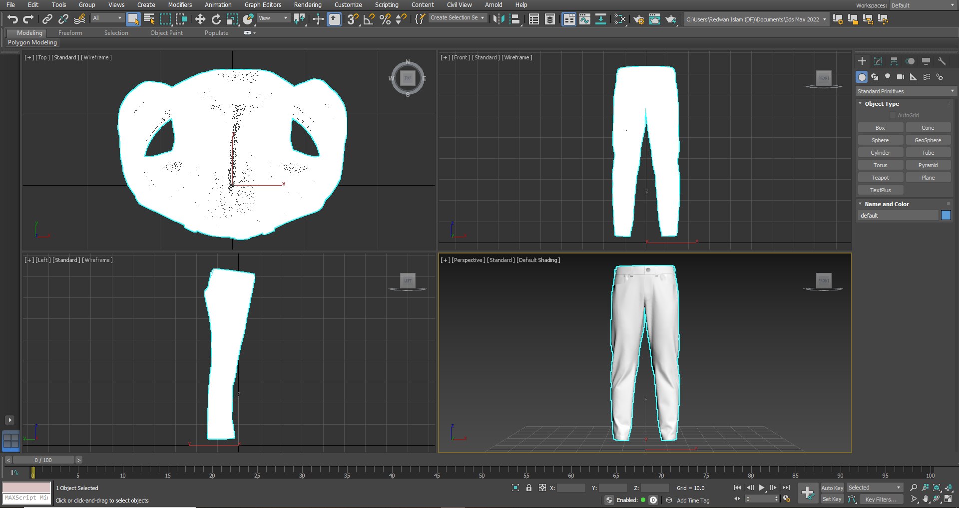 Men Pants Design 3D - TurboSquid 2015777