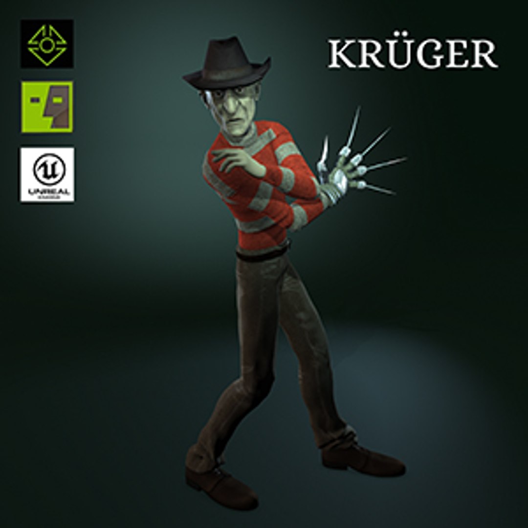 Freddy Krueger 3D - TurboSquid 2243628
