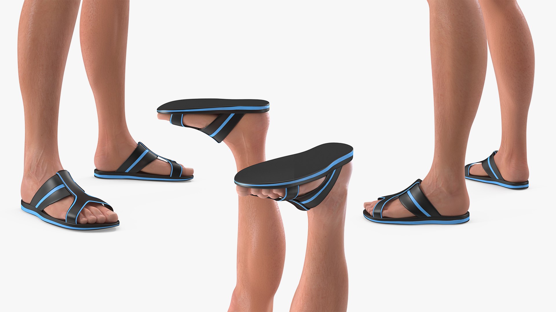 3D man swimwear rigged model - TurboSquid 1524172