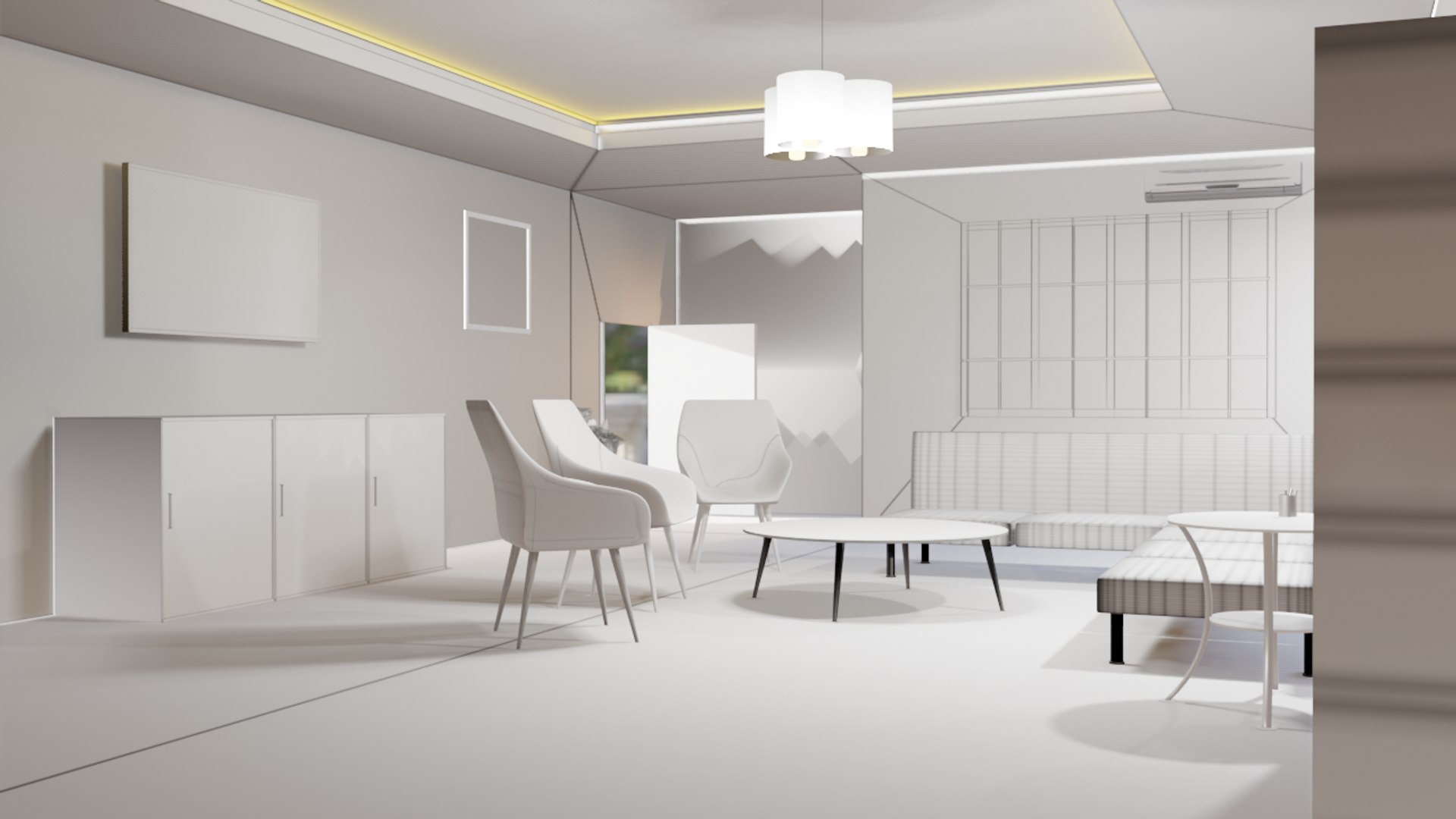 Living Room Interior 3D Model - TurboSquid 1574838