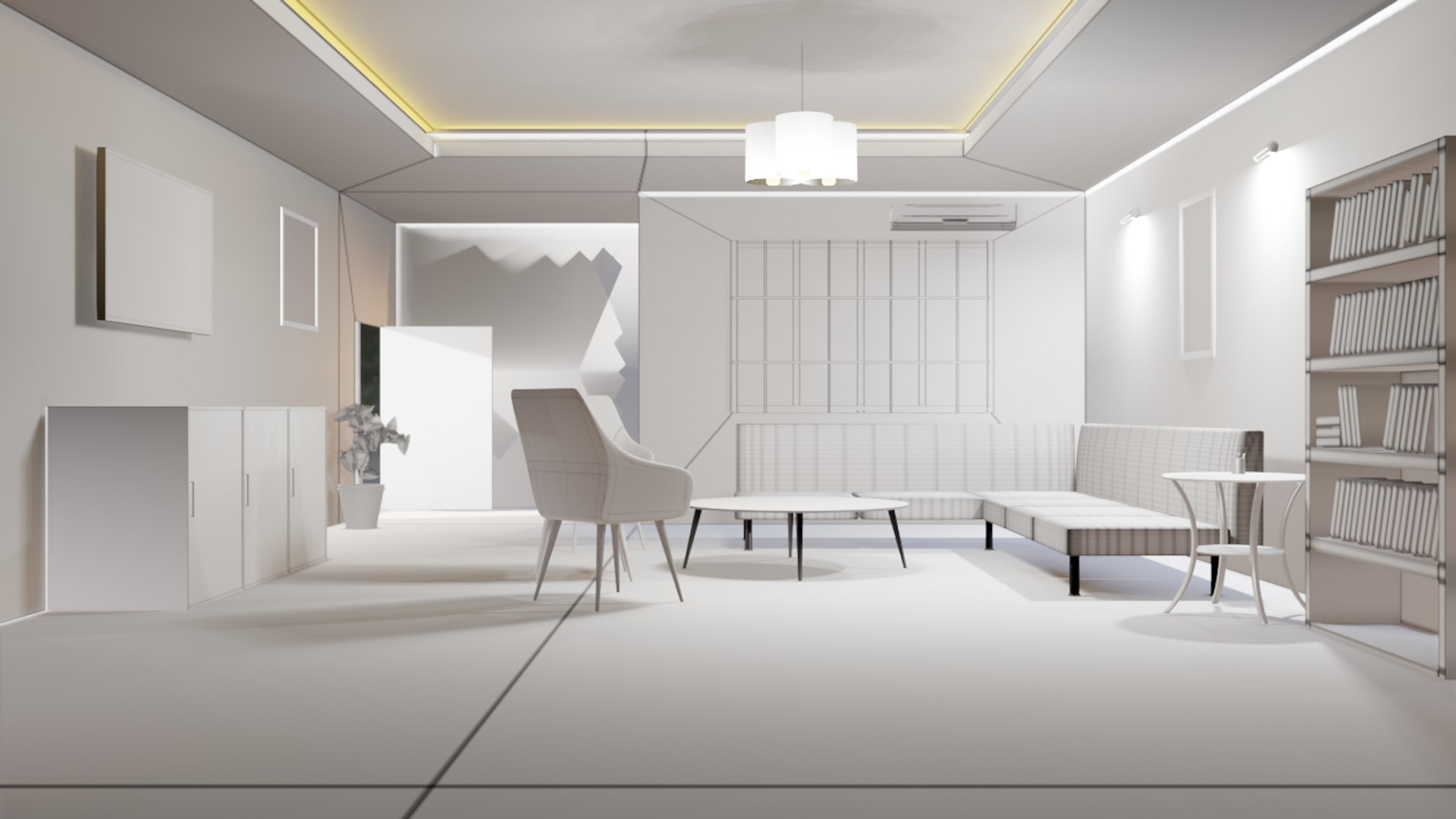 Living Room Interior 3D Model - TurboSquid 1574838