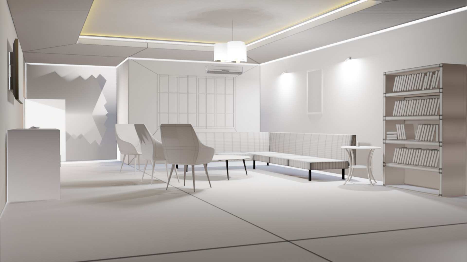 Living Room Interior 3D Model - TurboSquid 1574838