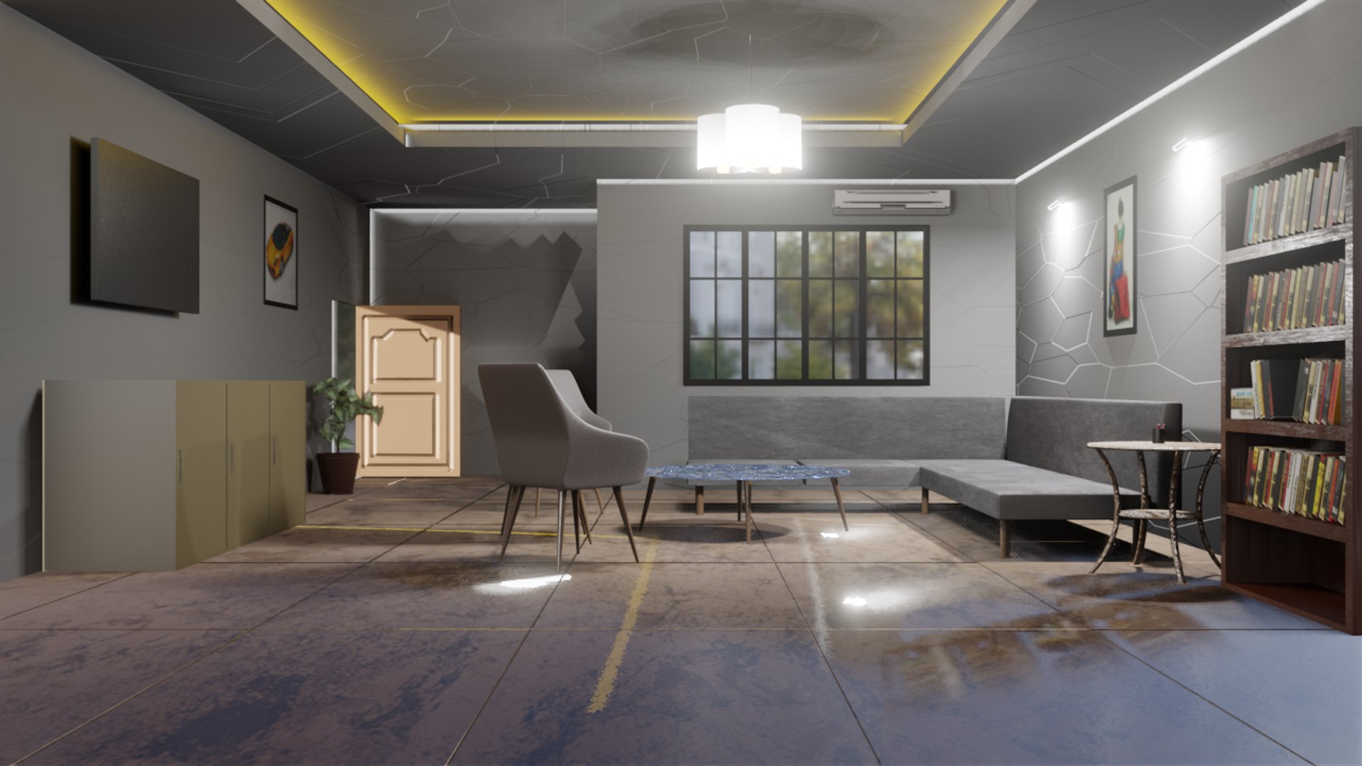 Living Room Interior 3D Model - TurboSquid 1574838