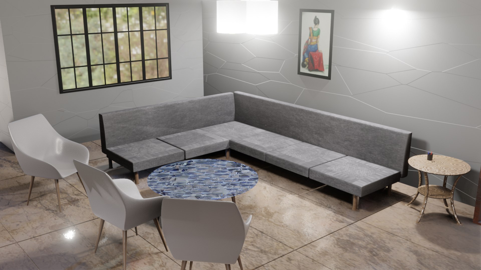 Living Room Interior 3D Model - TurboSquid 1574838