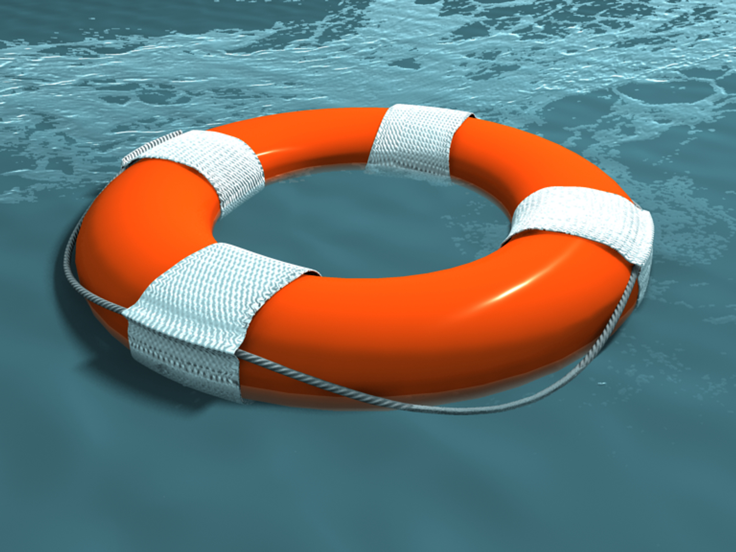 3d lifebuoy water