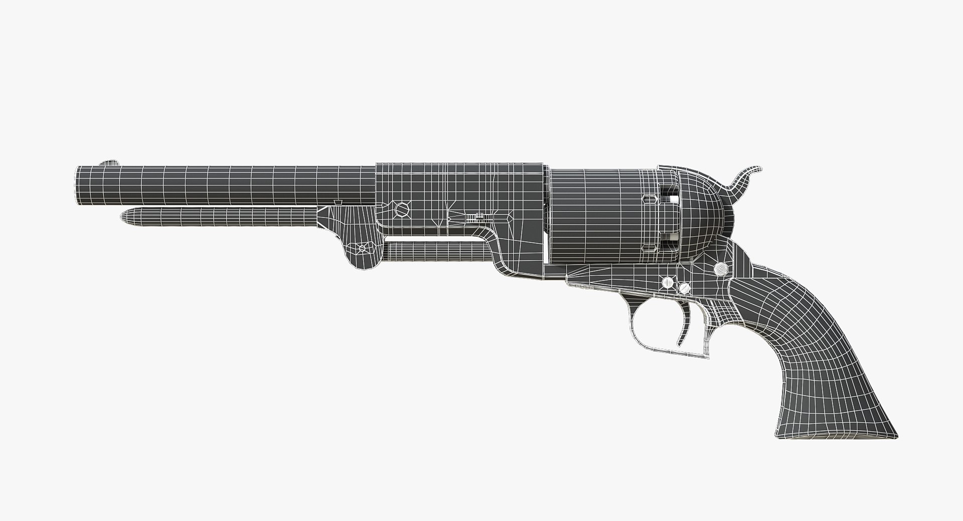 3d Colt Walker Model