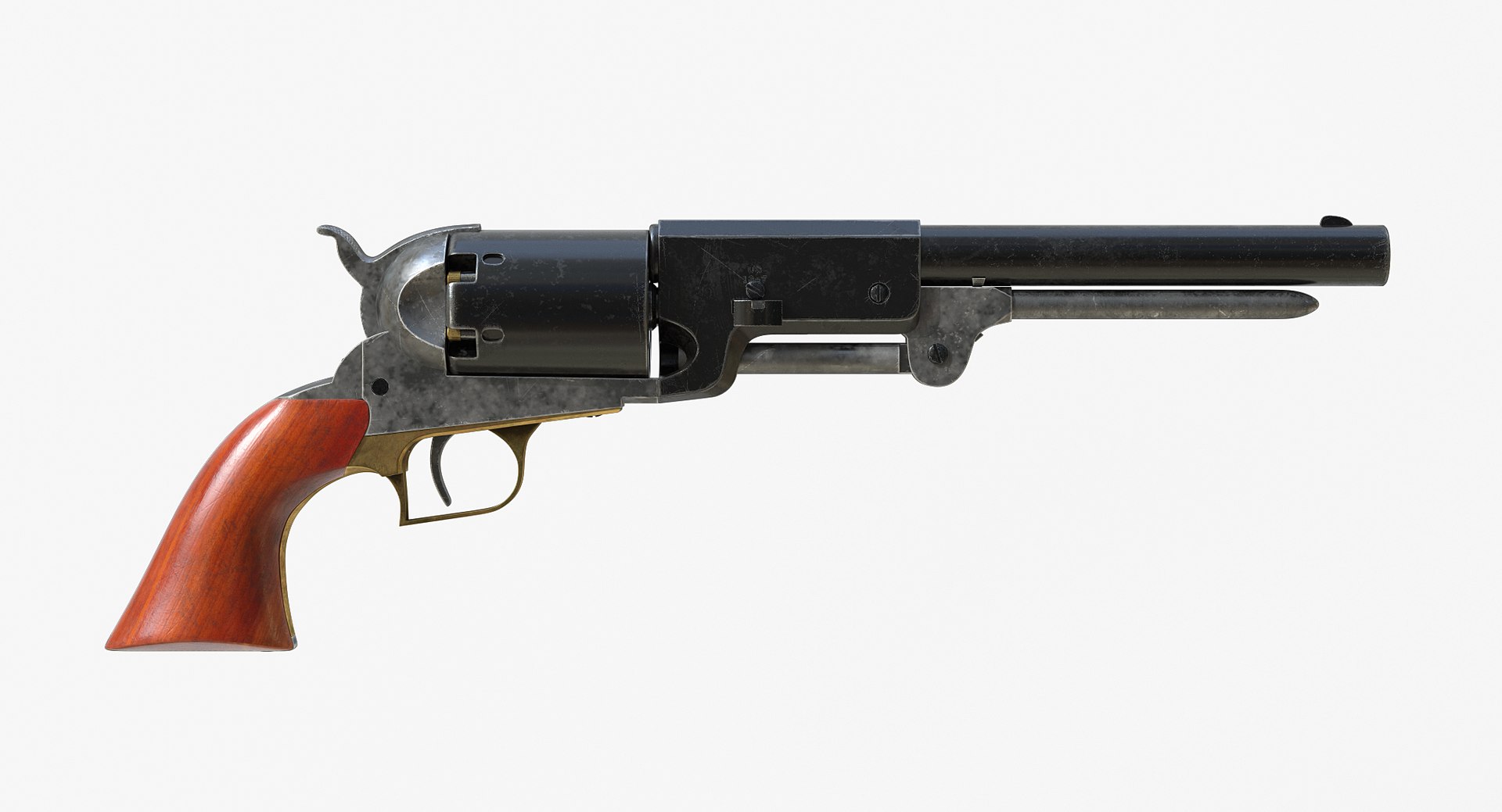 3d Colt Walker Model