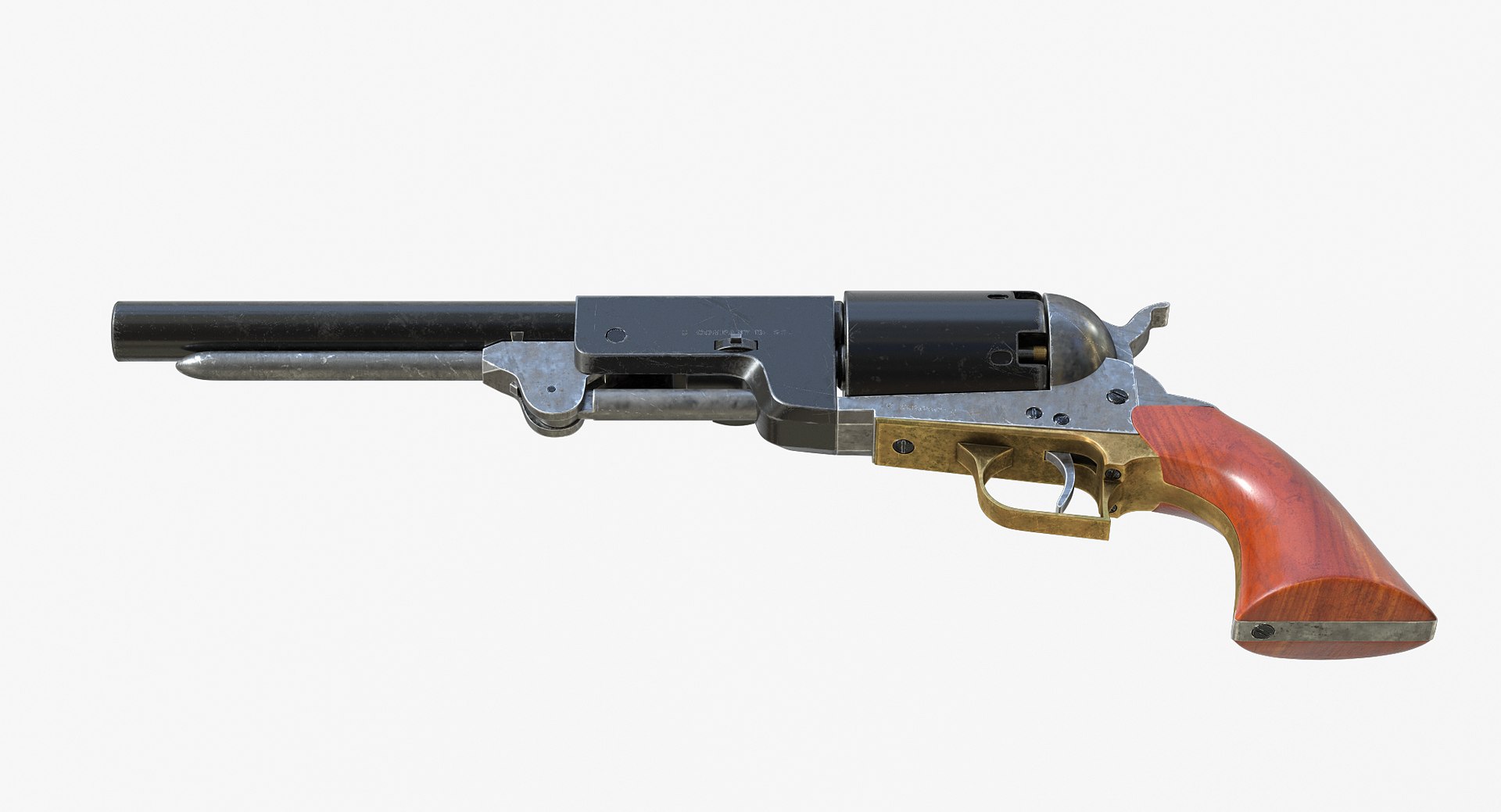 3d Colt Walker Model