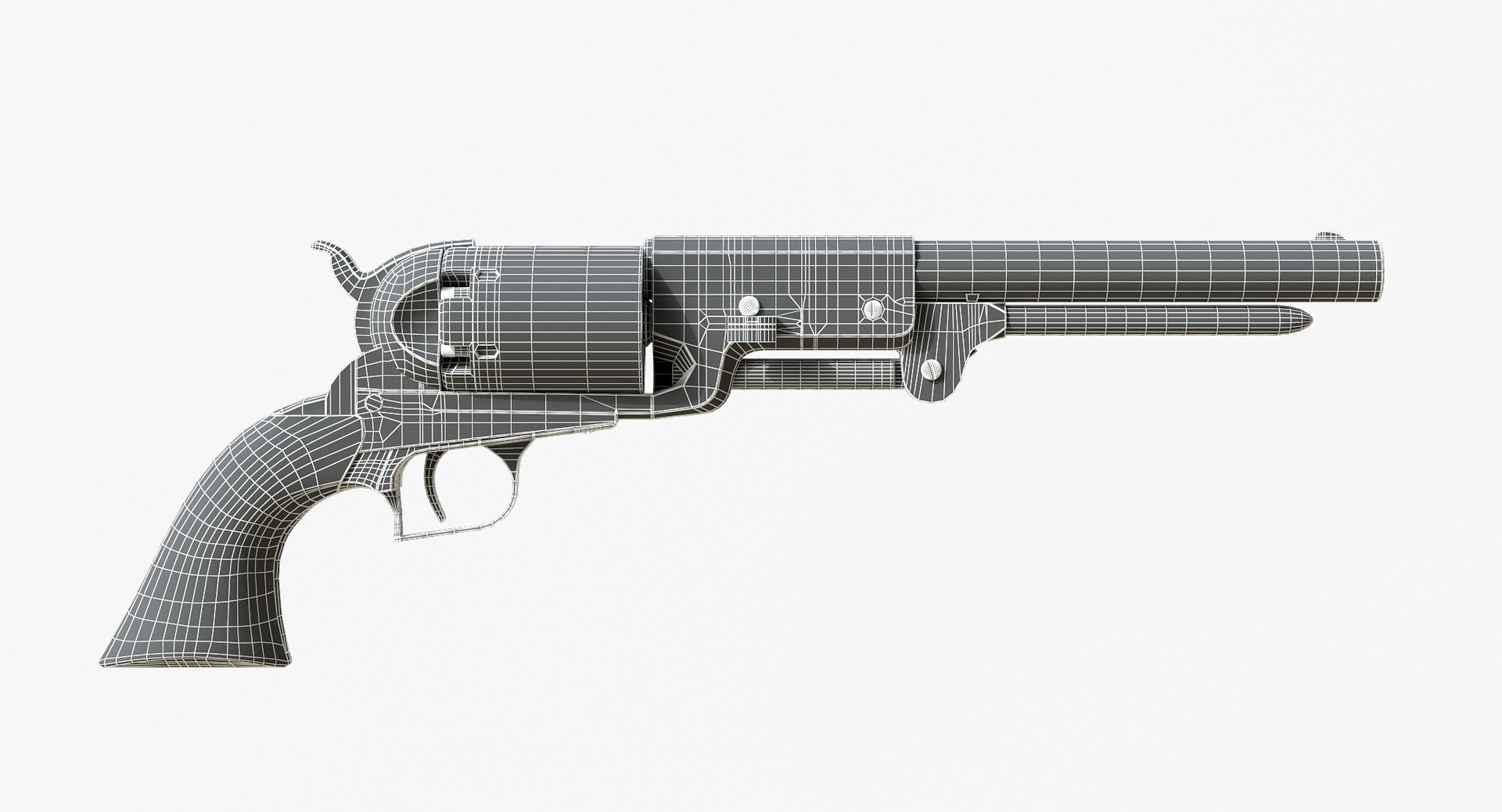 3d Colt Walker Model