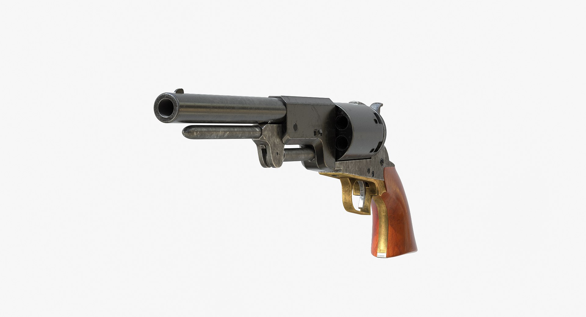 3d Colt Walker Model