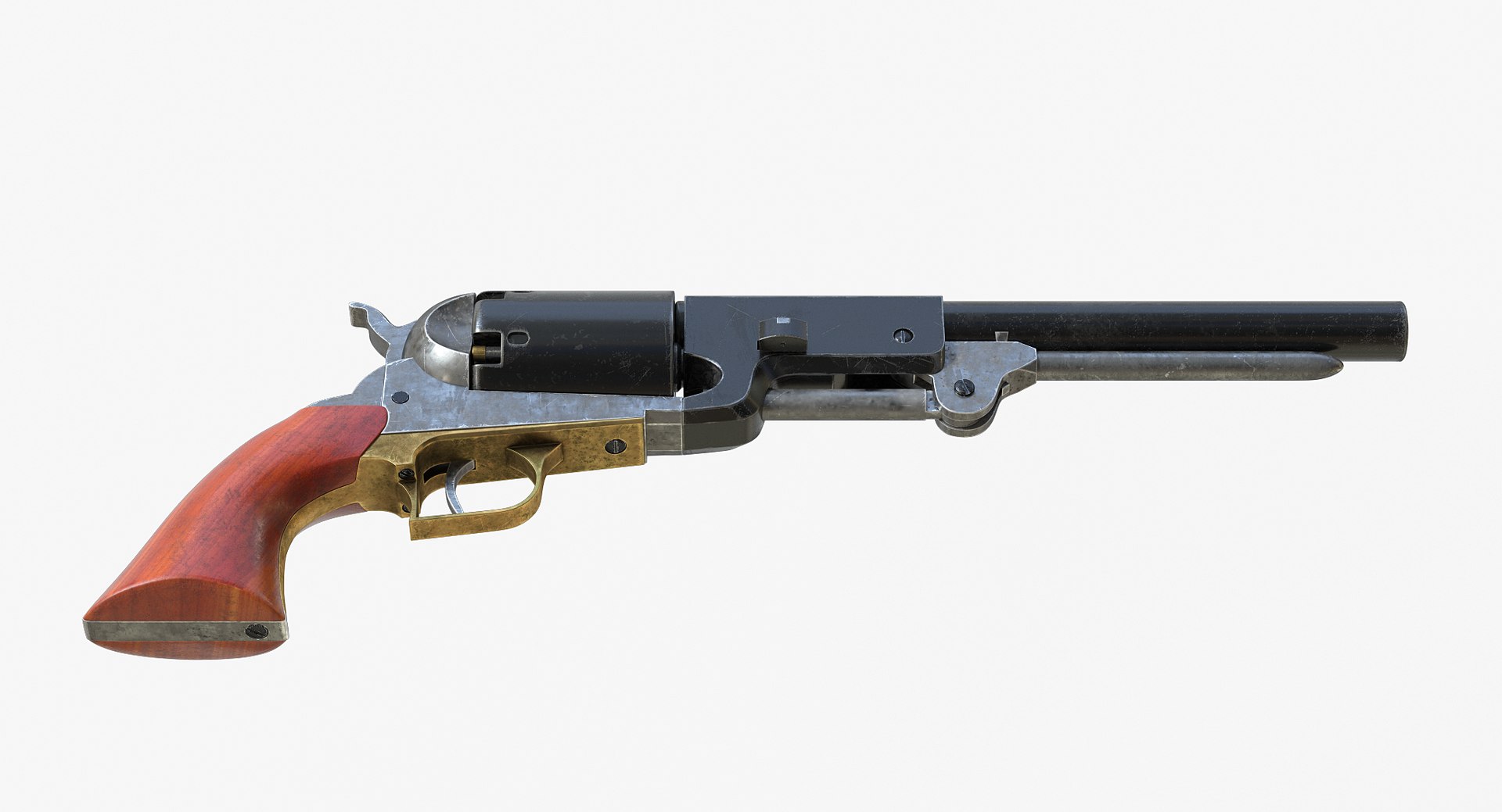 3d Colt Walker Model