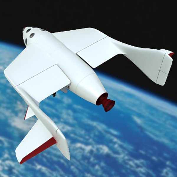 3d spaceshipone space ship