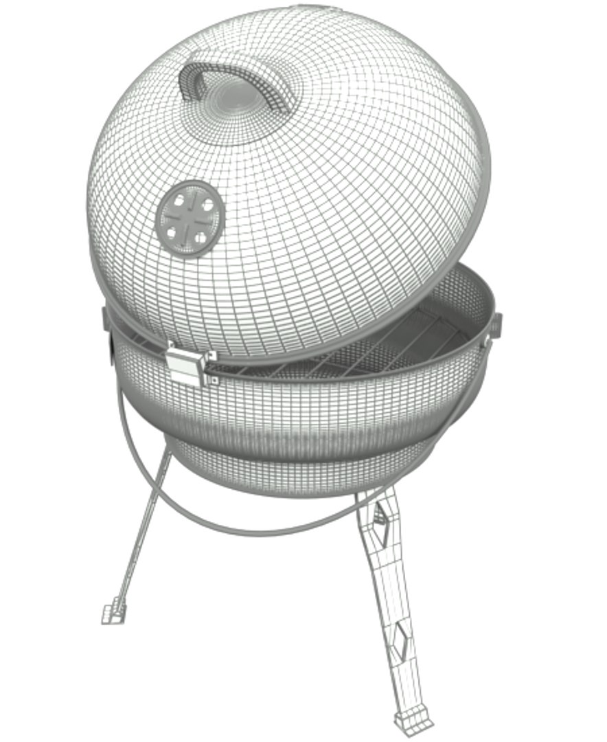 3d model grill interior