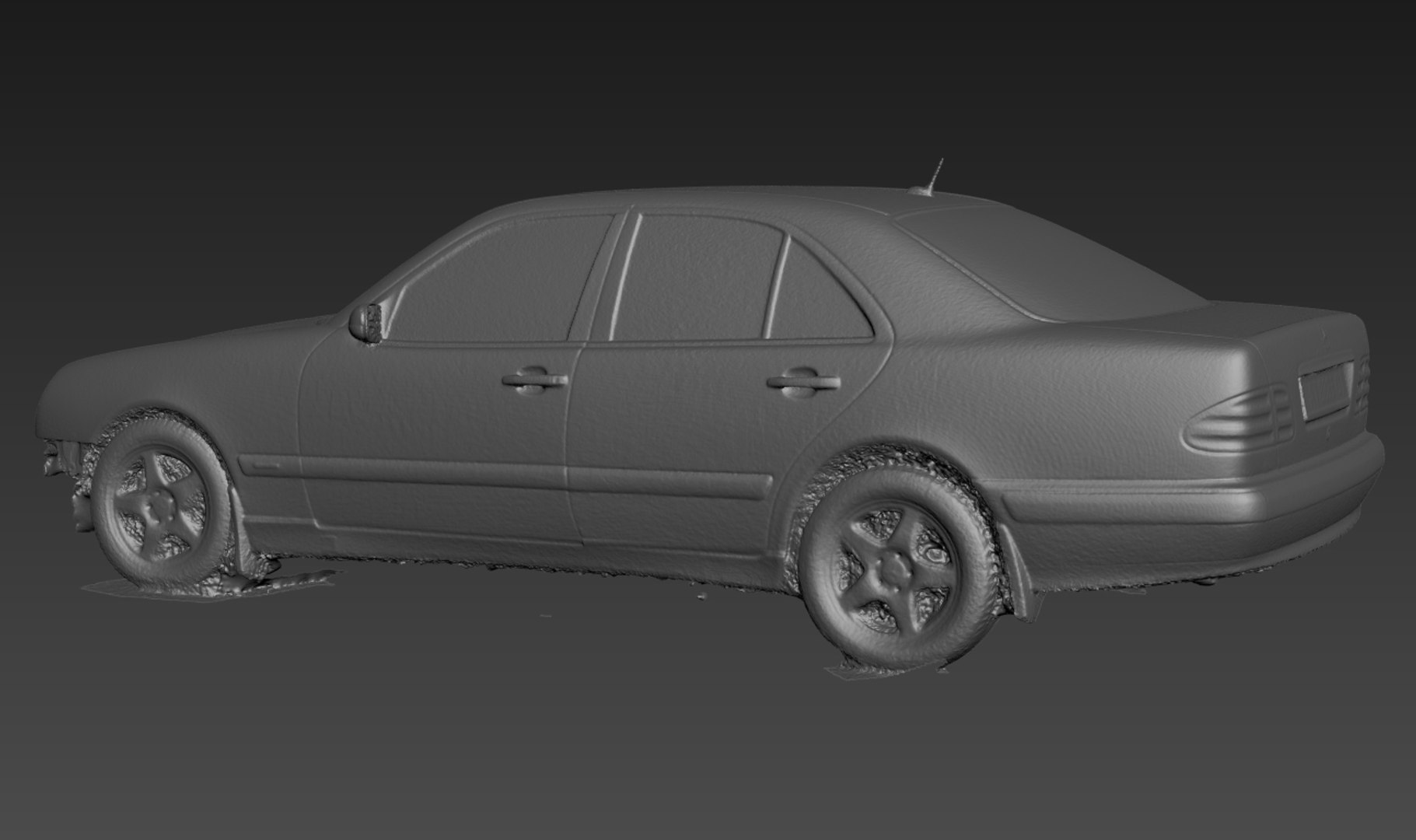 Scan Mercedes E-class W210 3D Model - TurboSquid 1344355