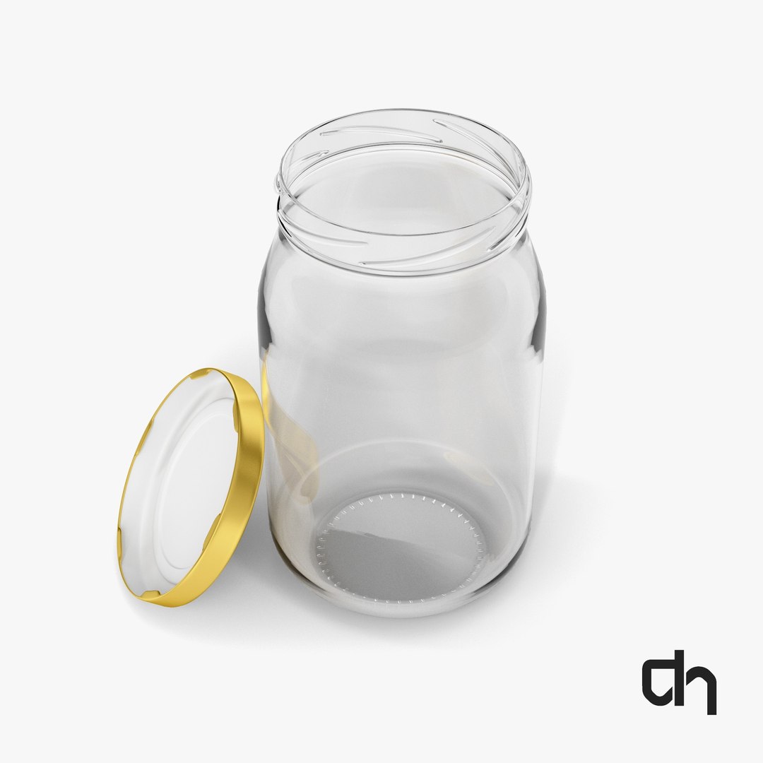 Glass Jar Obj