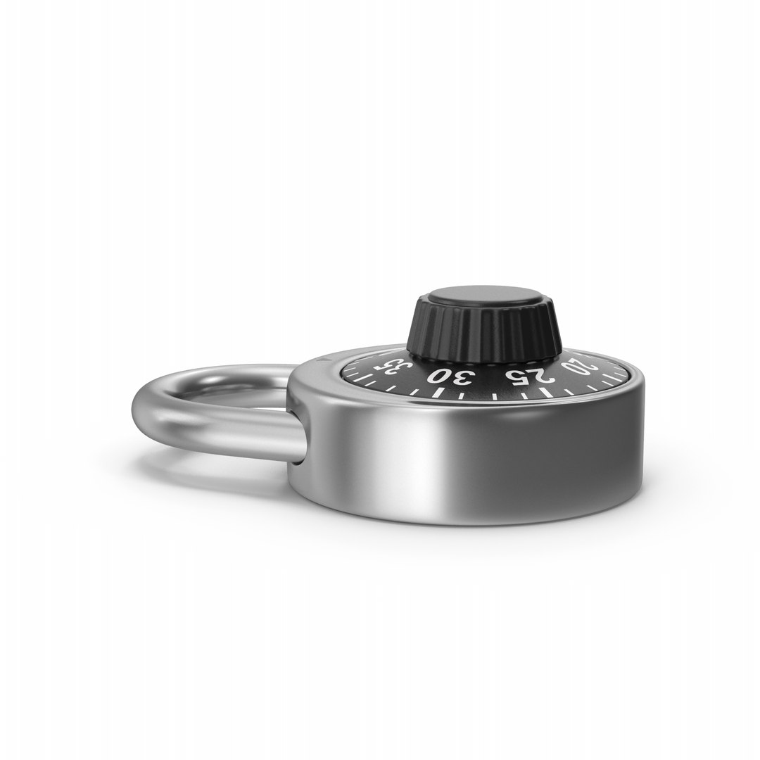 3D Combination Padlock - TurboSquid 2178292