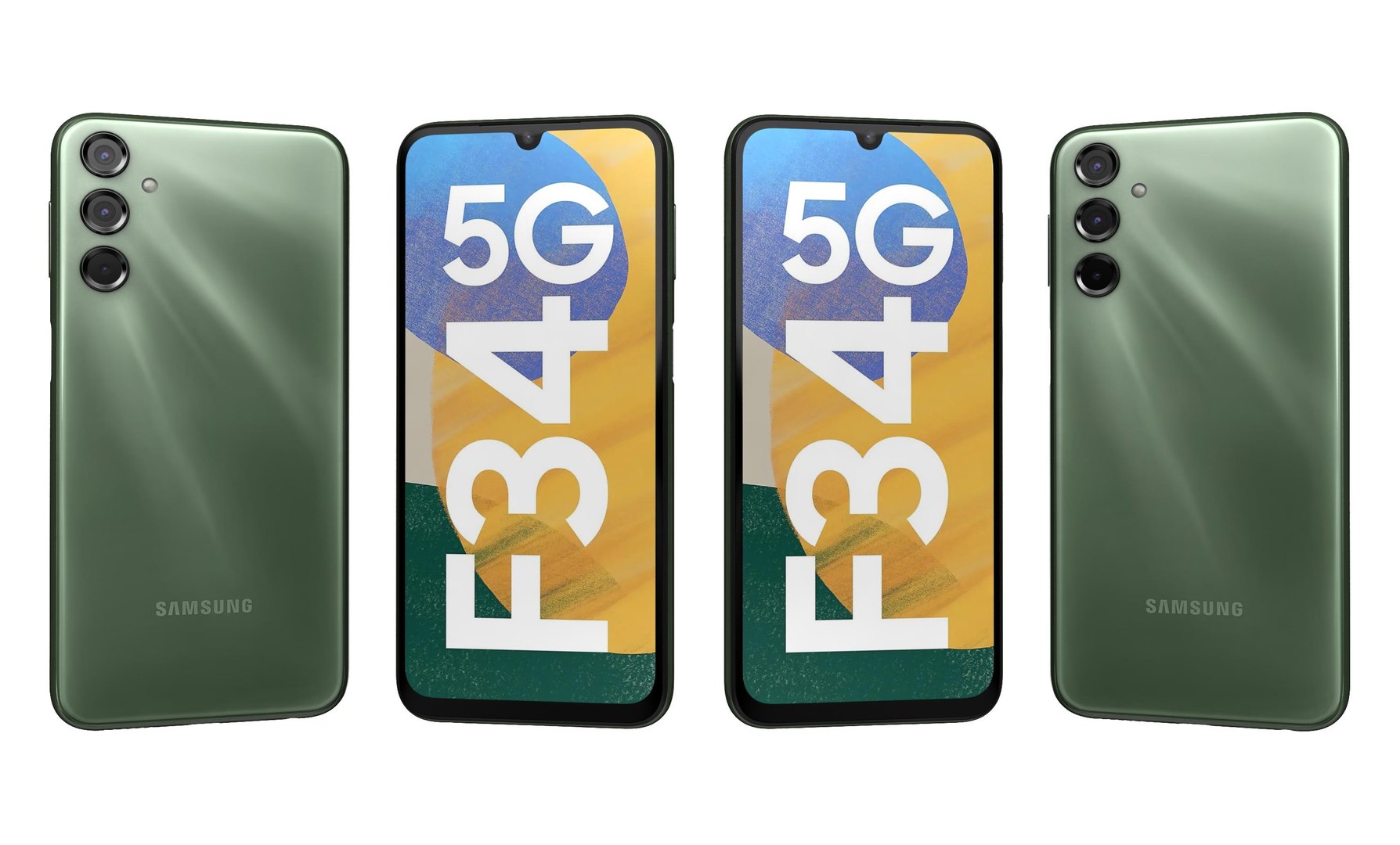 Samsung Galaxy F34 Green 3D - TurboSquid 2110396