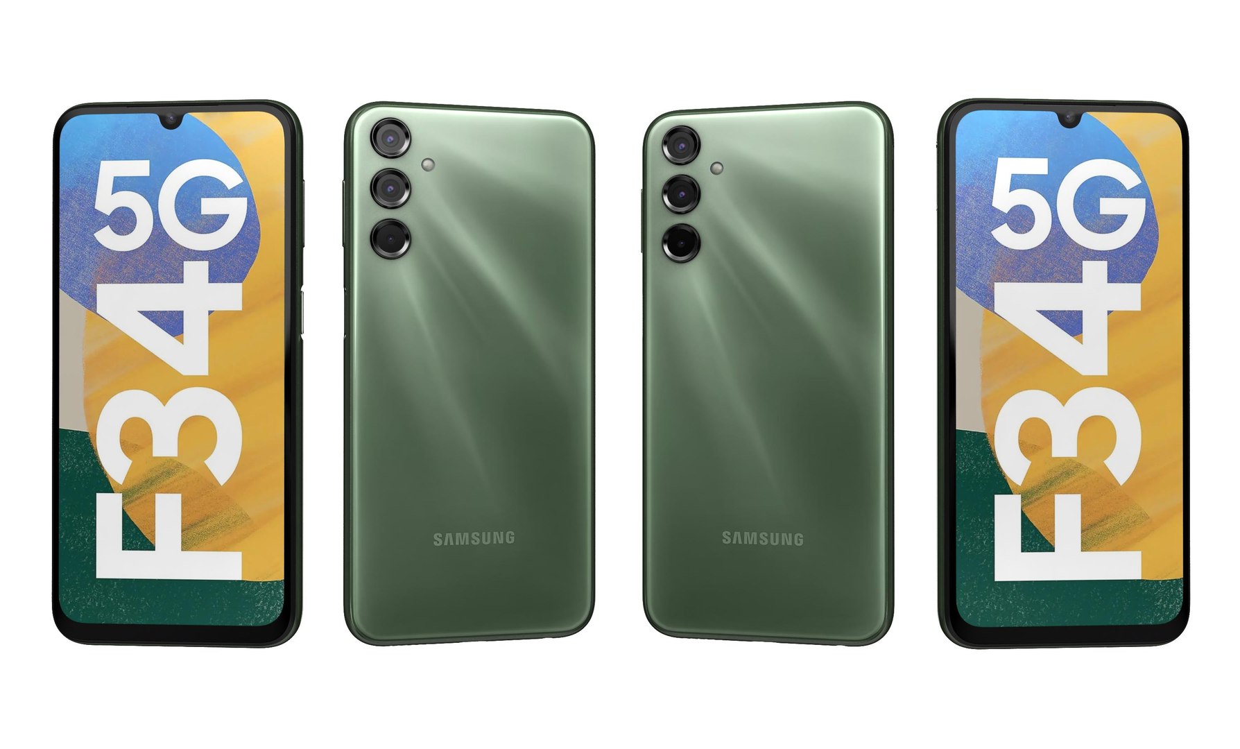 Samsung Galaxy F34 Green 3D - TurboSquid 2110396