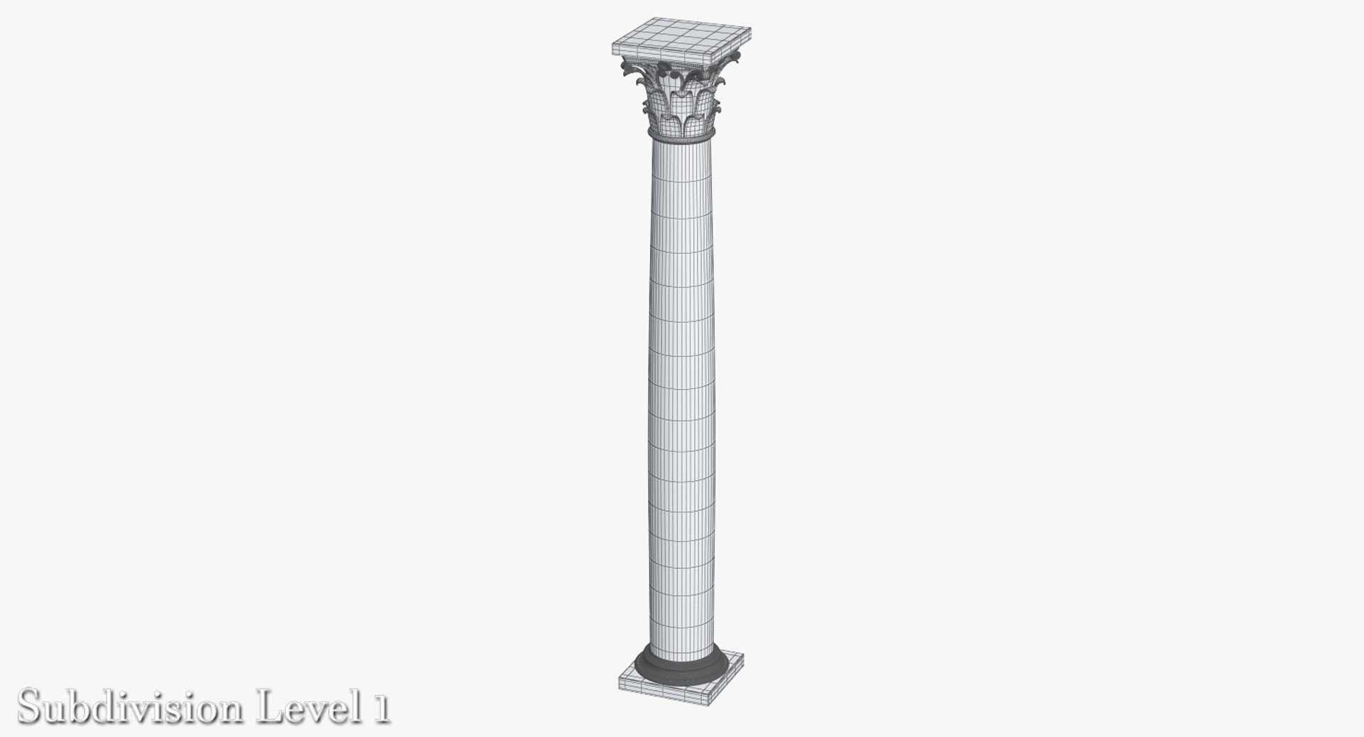 3d Column Architecture Model