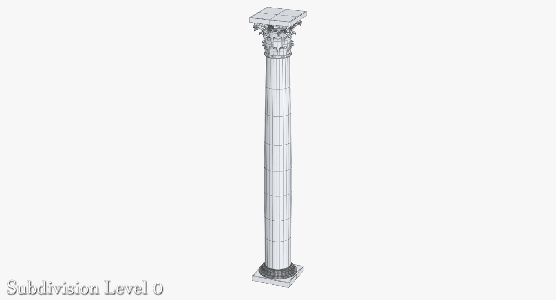 3d Column Architecture Model